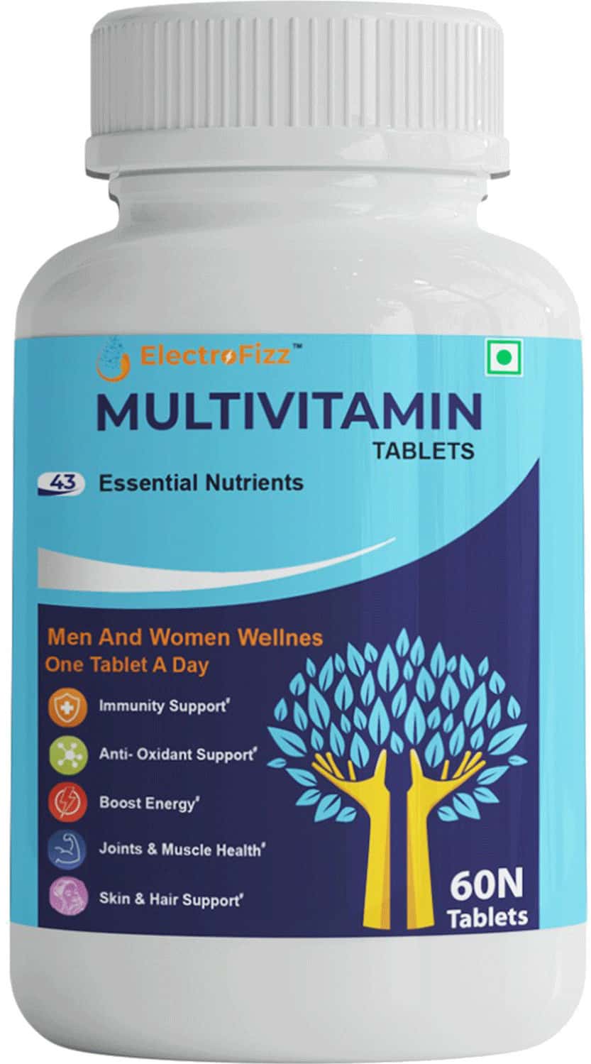 Buy ELECTROFIZZ MULTIVITAMIN FOR MEN & WOMEN WITH OMEGA3 PROBIOTICS ...
