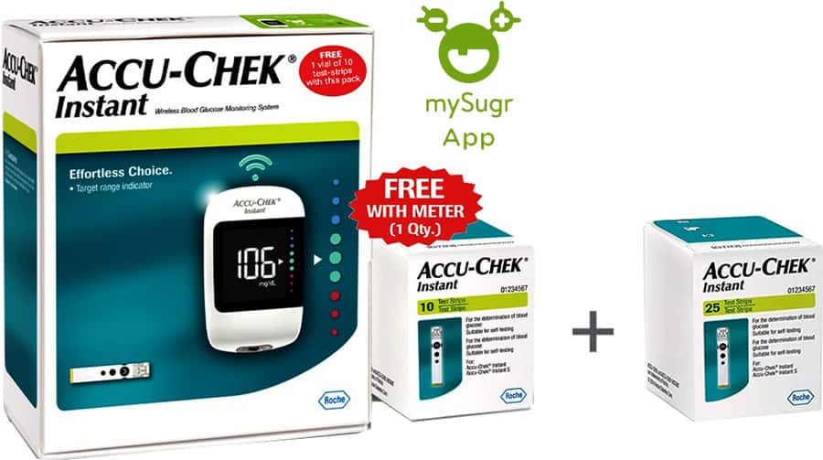 Buy ACCUSURE LIFE BLOOD GLUCOSE METRE | WITH 25 TEST STRIPS Online ...