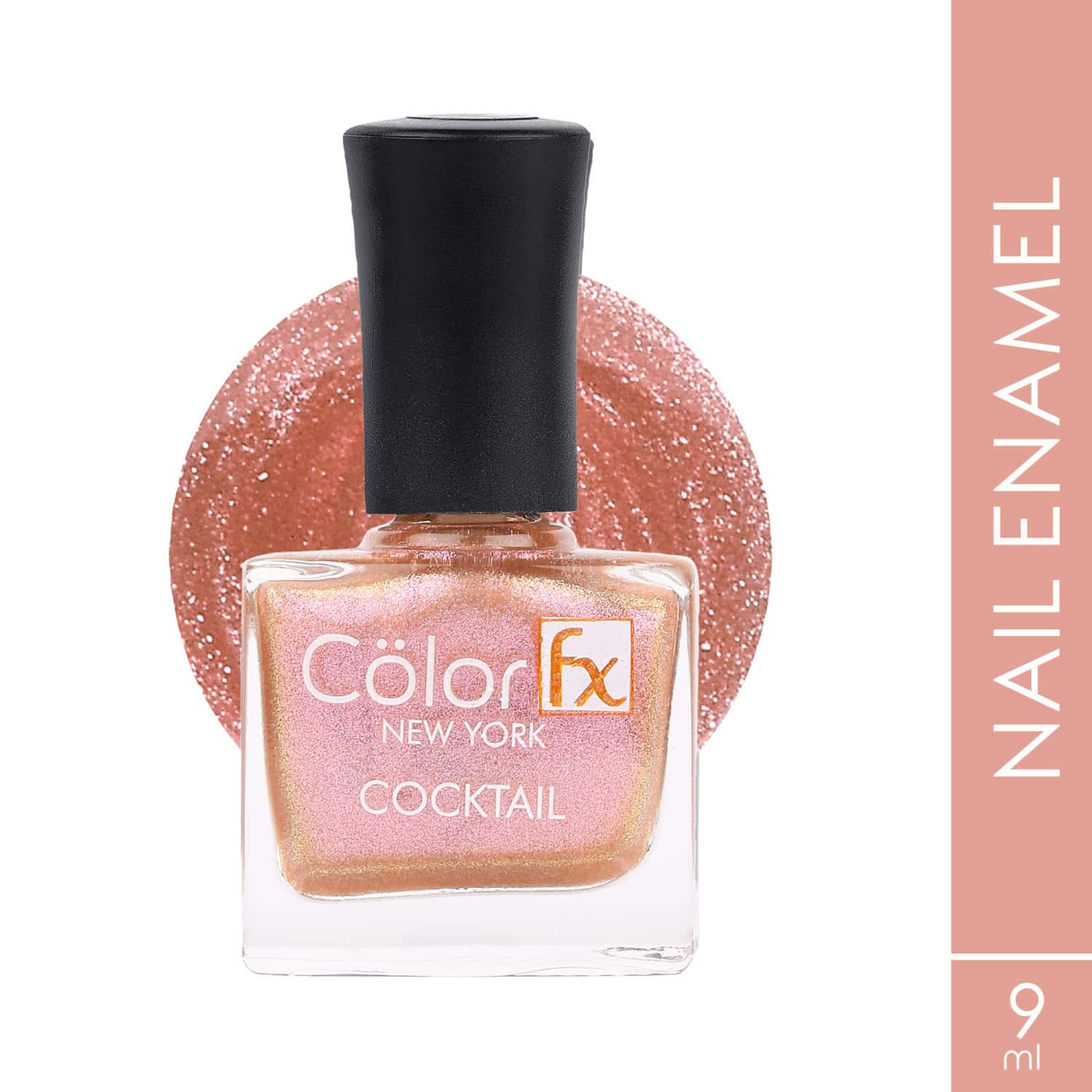Buy COLOR FX GLOSSY GOLD GEL LONG LASTING NAIL ENAMEL 9 ML Online & Get ...