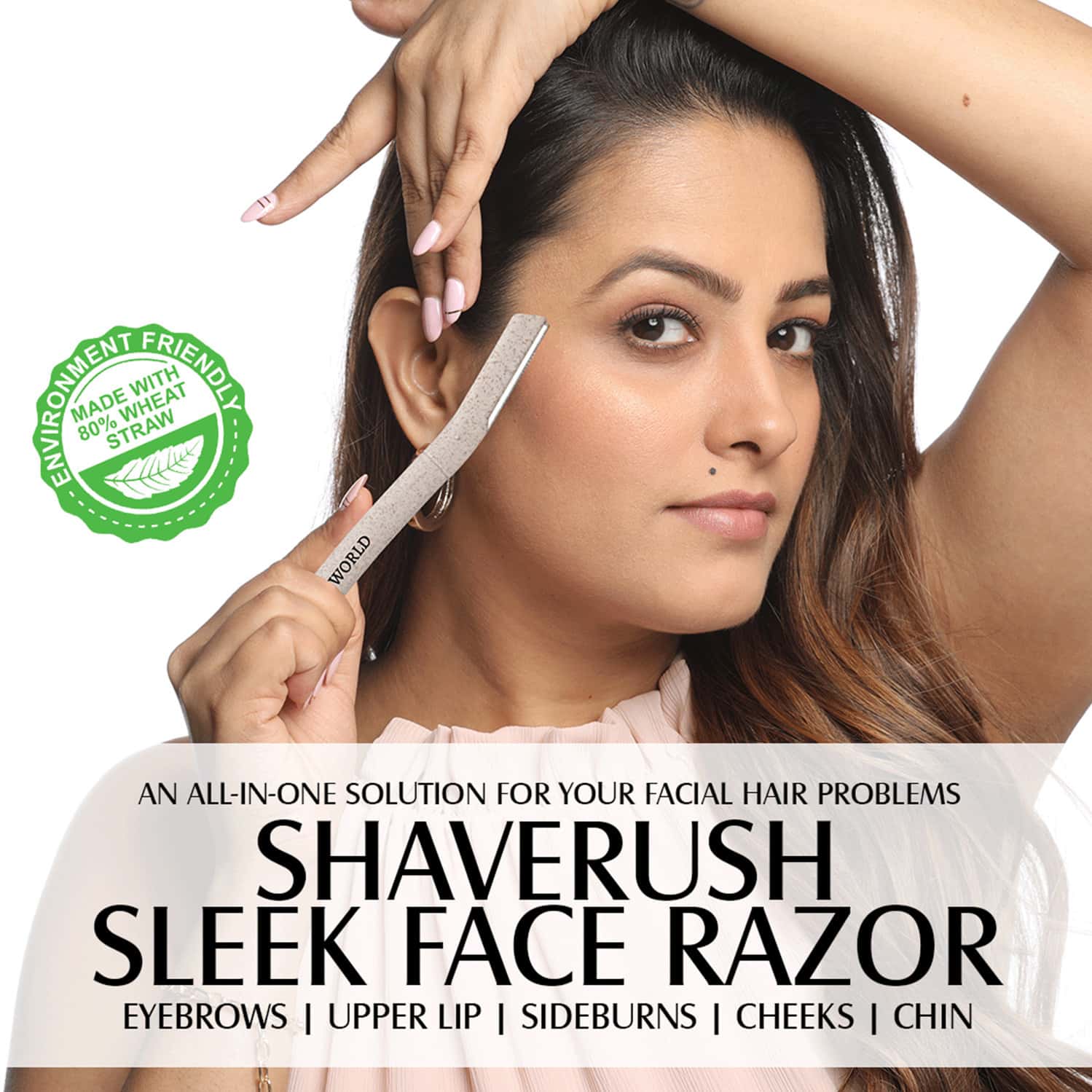 Buy MOM & WORLD SHAVERUSH SLEEK FACE RAZOR 6 IN ONE MADE WITH ...