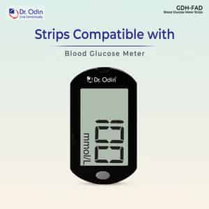 Buy DR. ODIN AC-307 (GDH-FAD) BLOOD GLUCOSE TEST STRIP WITH GDH-FAD ...