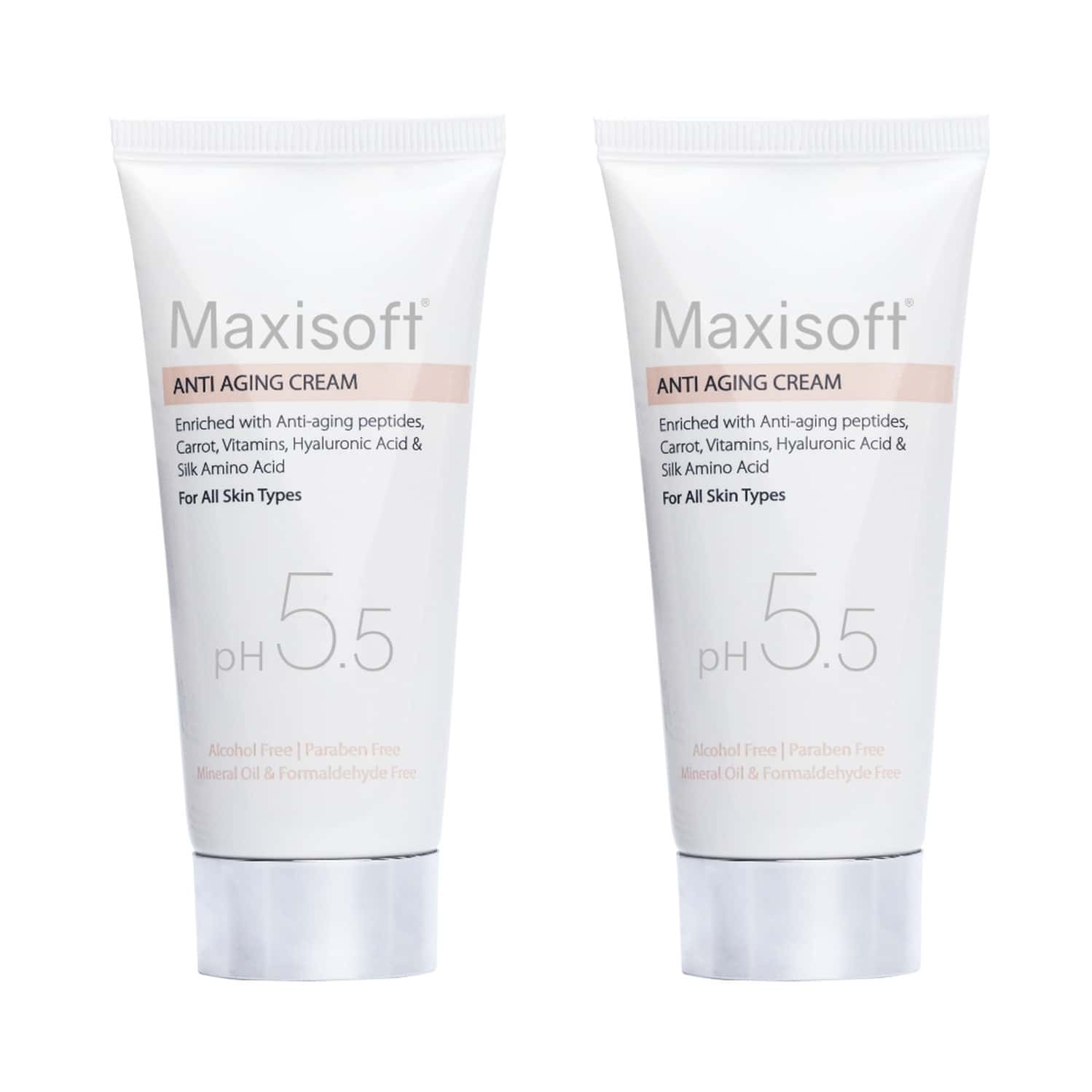 Buy MAXISOFT ANTI-AGING CREAM 50 GM | ALMOND OIL | PH BALANCED (PACK OF ...
