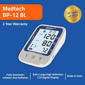 Buy MEDTECH BLOOD PRESSURE MONITOR BP12 WITH BACKLIGHT Online & Get ...