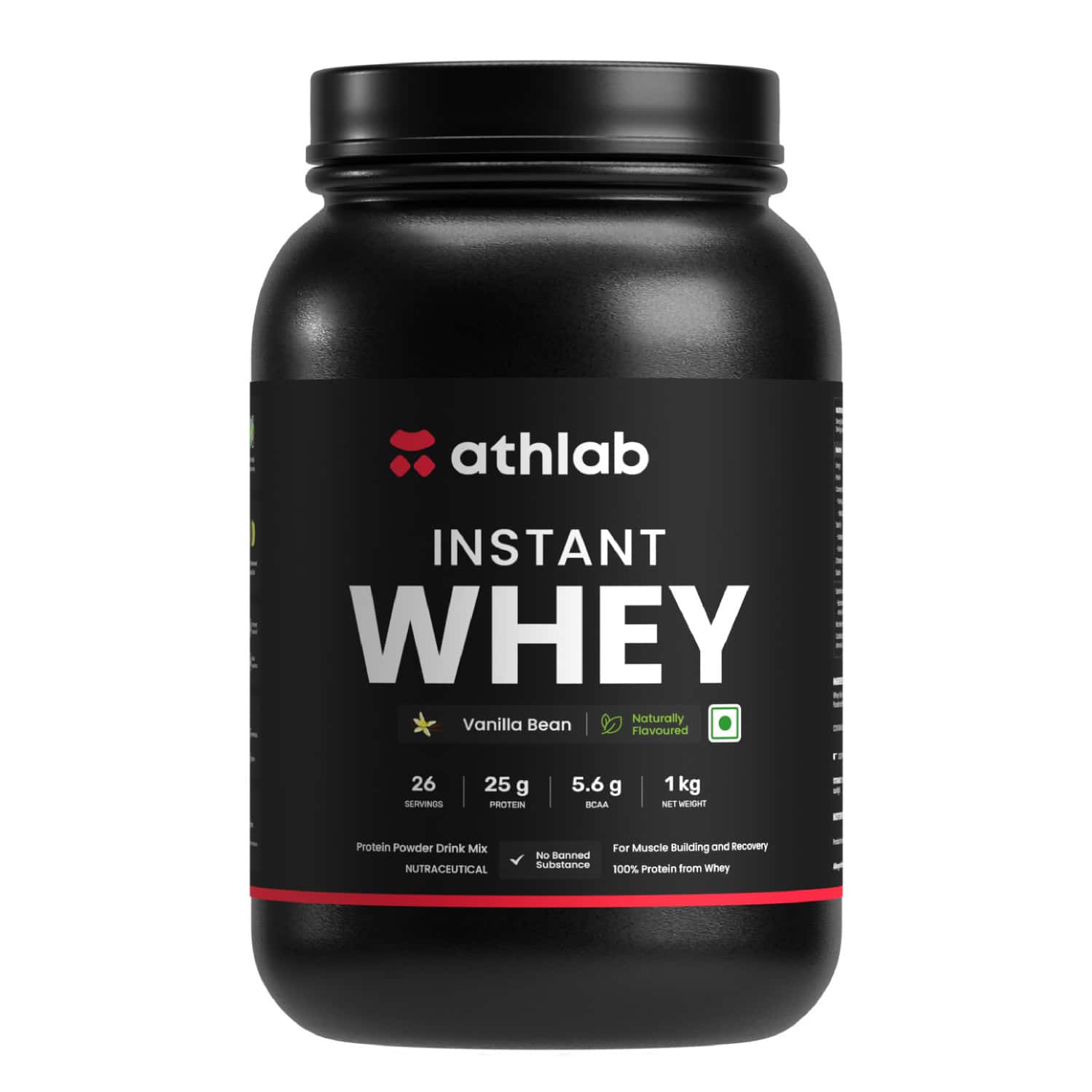 Buy ATHLAB INSTANT WHEY PROTEIN, 25G PROTEIN | NO PRESERVATIVES ...