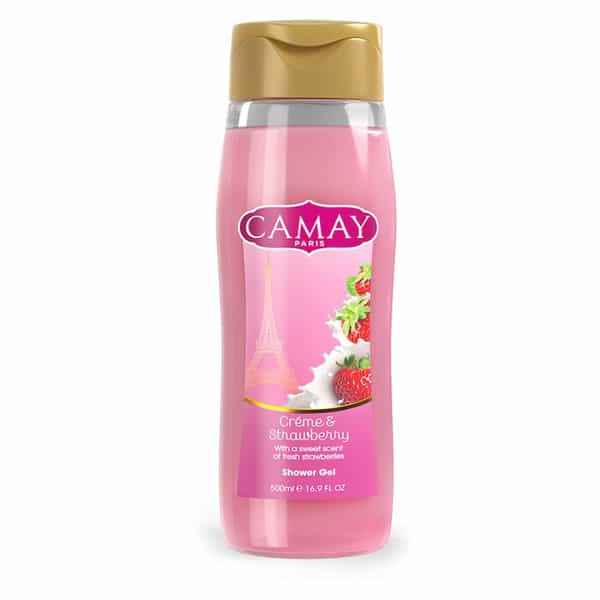 Buy CAMAY PARIS CRME & STRAWBERRY SHOWER GEL | SWEET STRAWBERRY SCENT ...