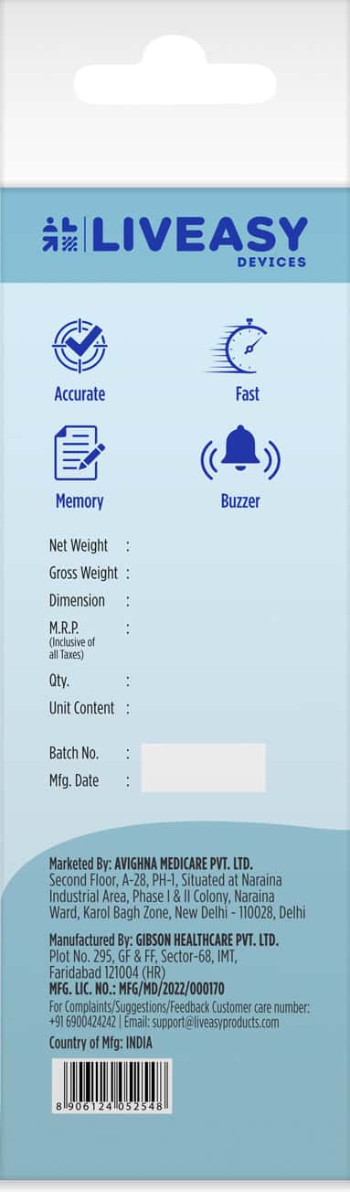 Buy LIVEASY DEVICES DIGITAL THERMOMETER LET-01 Online & Get Upto 60% ...