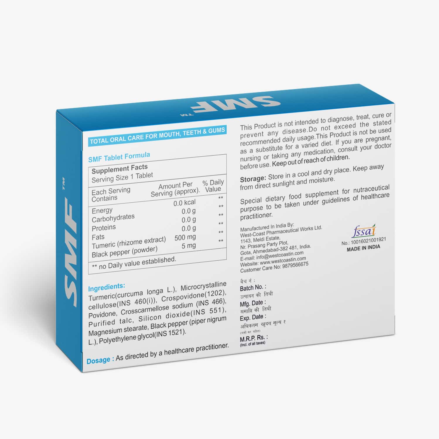 Buy WEST COAST SMF TABLET (30 TABS) Online & Get Upto 60% OFF at PharmEasy