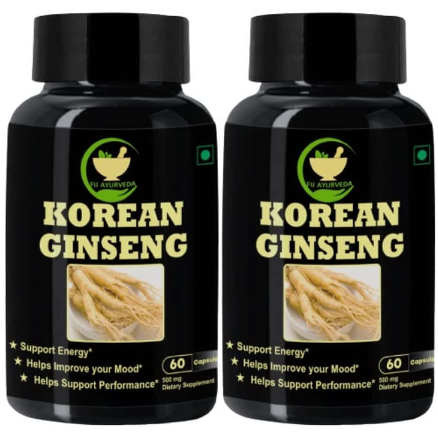 Buy FIJ AYURVEDA KOREAN GINSENG ROOT EXTRACT | STRENGTH, STAMINA ...