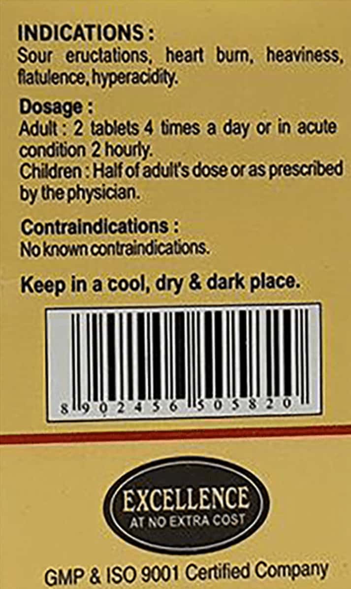 Buy SBL NIXOCID TABLET HYPER ACIDITY AND INDIGESTION TABLET 25 Online ...