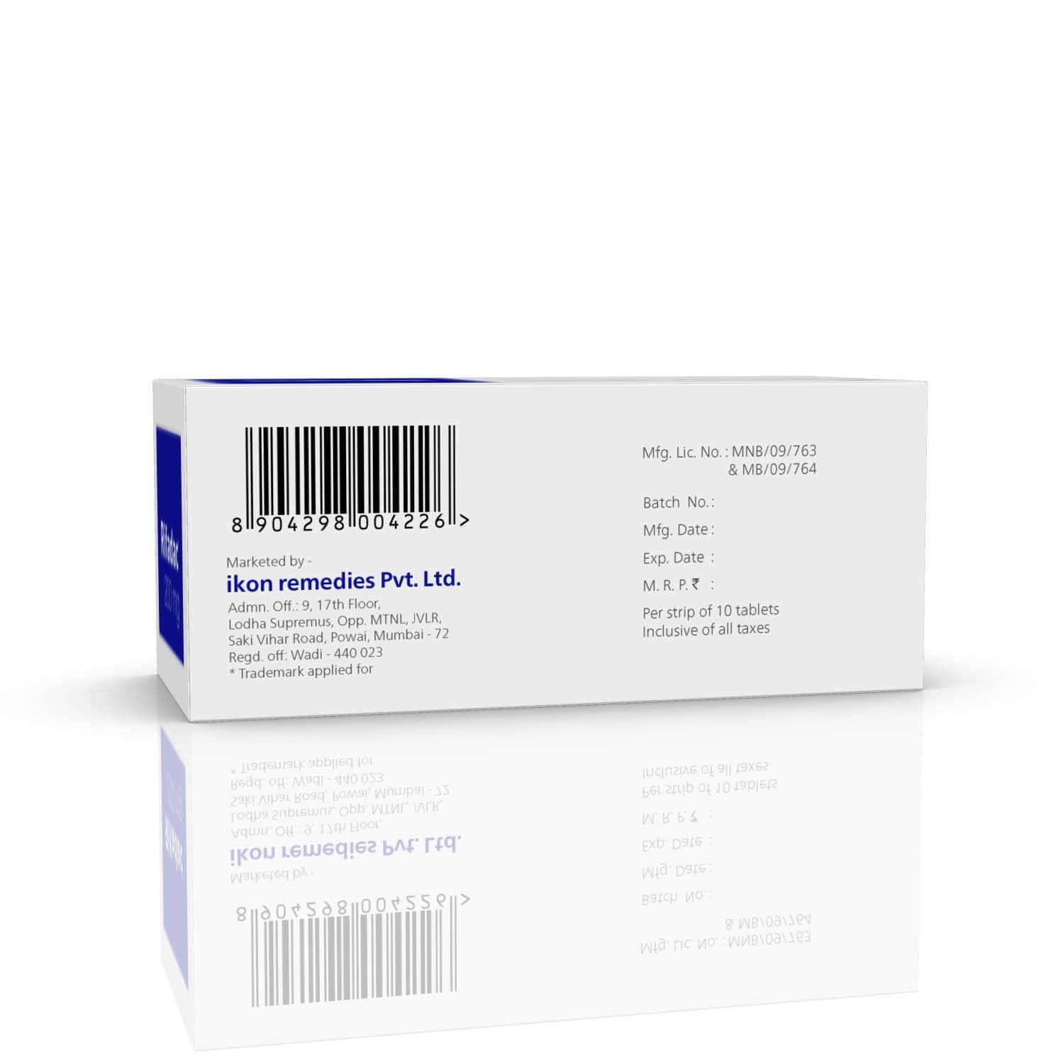 Buy RIFADAC 200 MG TABLETS Online & Get Upto 60% OFF at PharmEasy