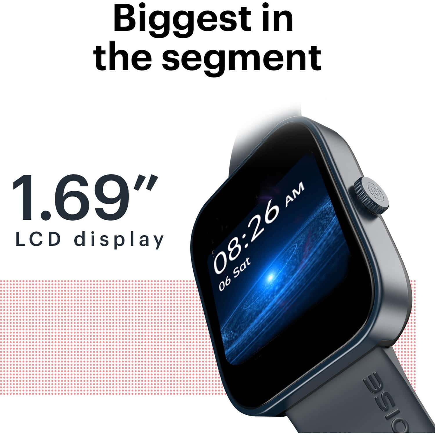 Buy NOISE COLORFIT CALIBER SMARTWATCH (MIDNIGHT BLUE) Online & Get Upto ...