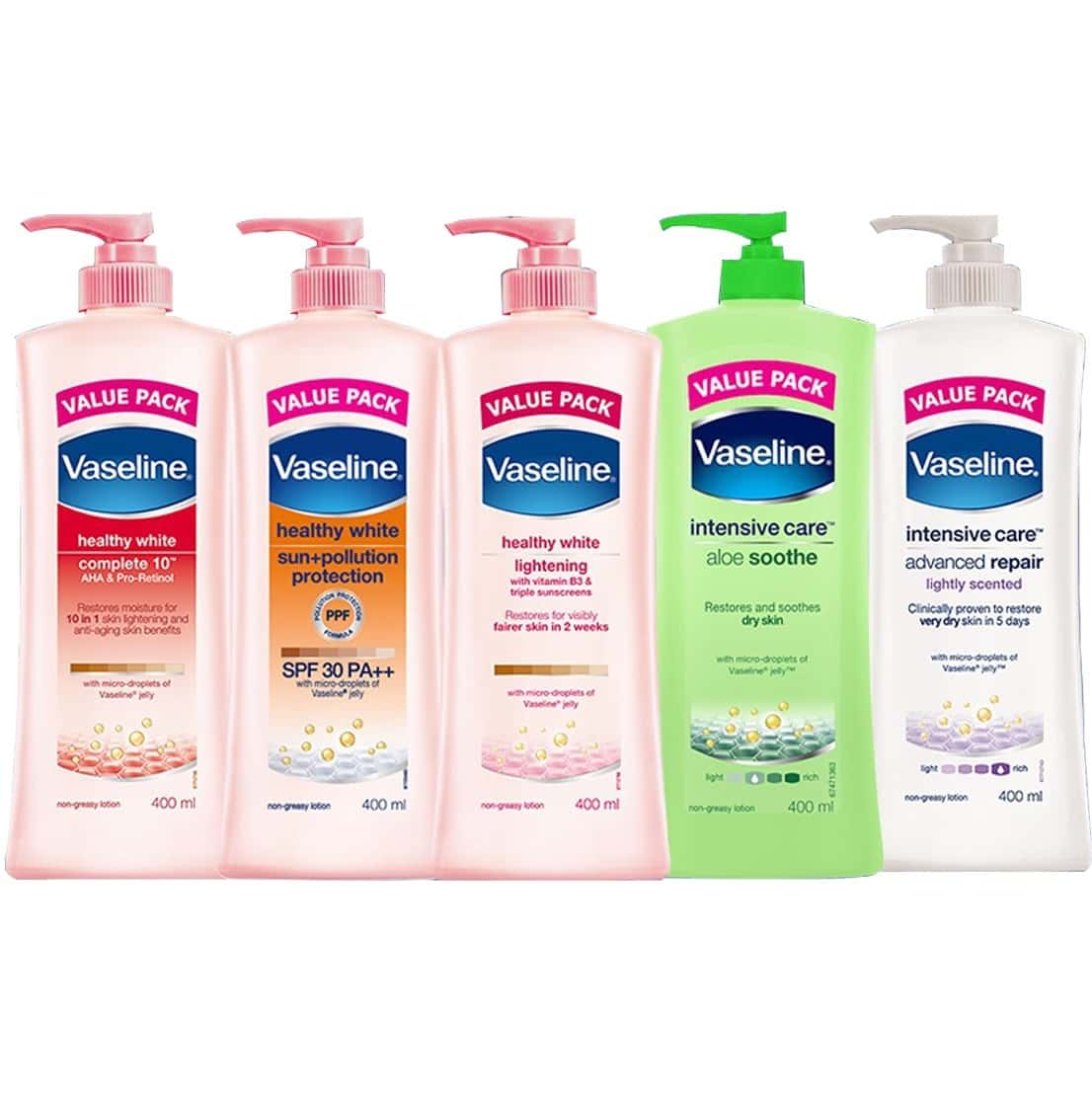 Buy VASELINE INTENSIVE CARE DEEP MOISTURE BODY LOTION BOTTLE OF 400 ML Online & Get Upto 60% OFF ...