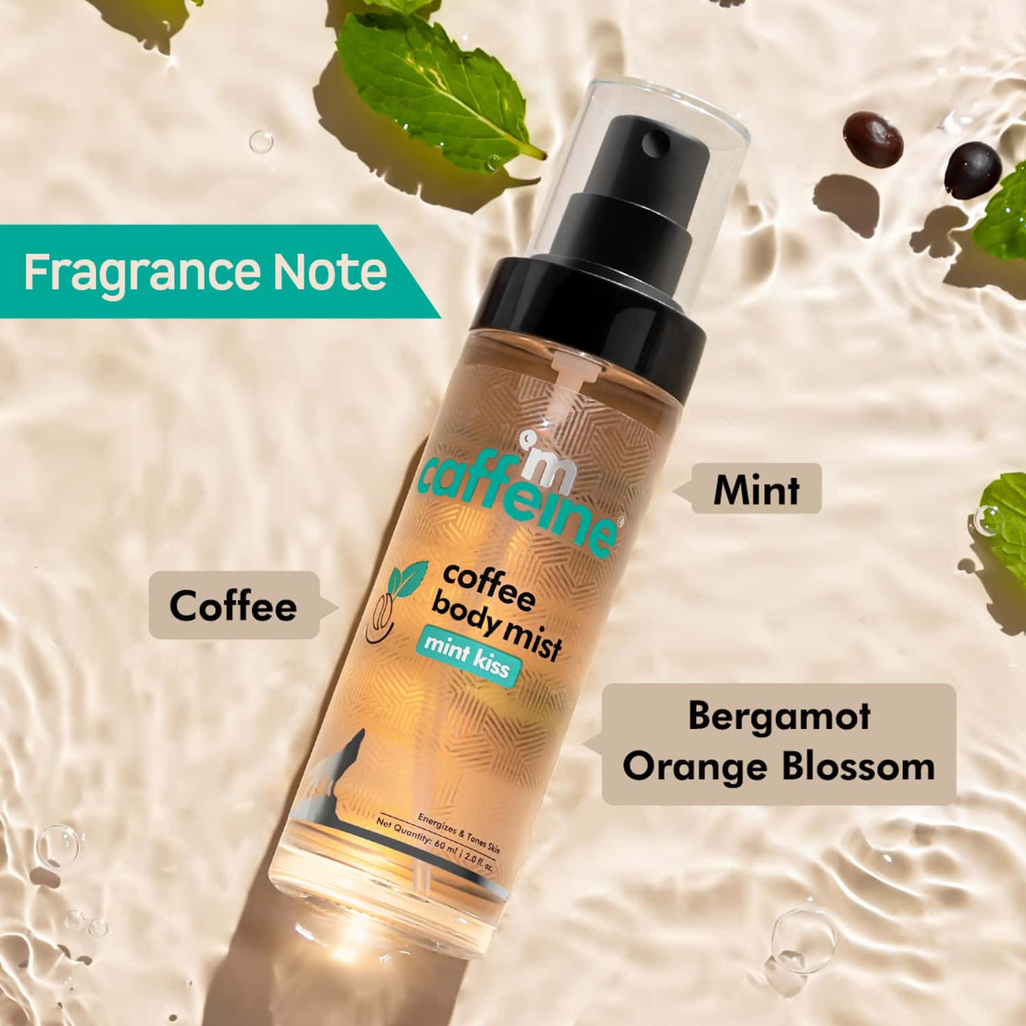 Buy MCAFFEINE MINT KISS - COFFEE BODY MIST (95ML) Online & Get Upto 60% ...