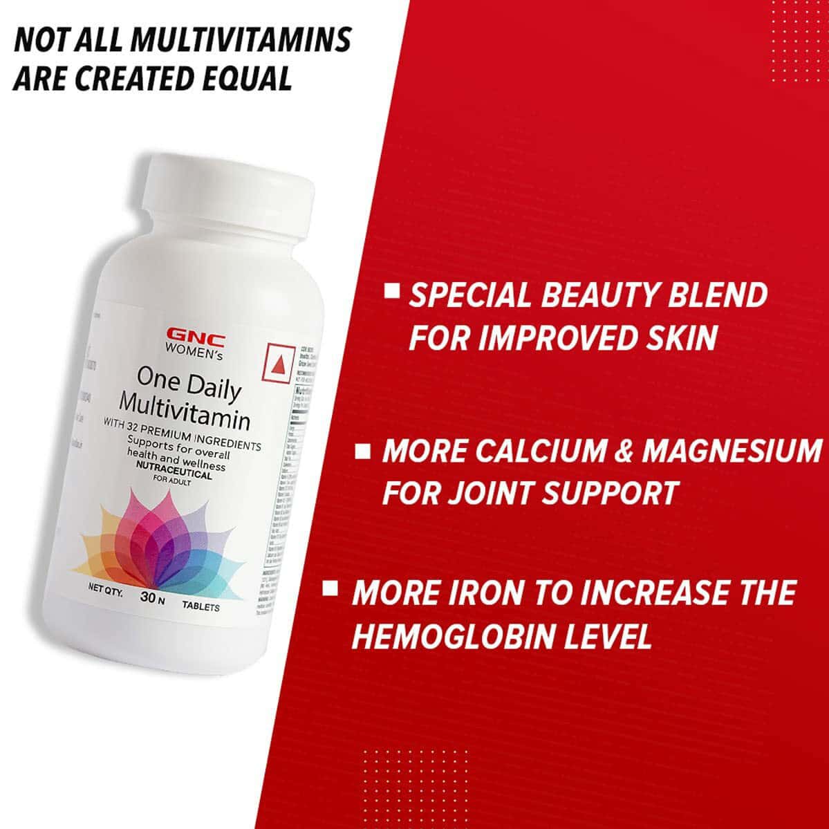 Buy GNC WOMEN'S ONE DAILY MULTIVITAMIN | 32 RICH INGREDIENTS WITH ...