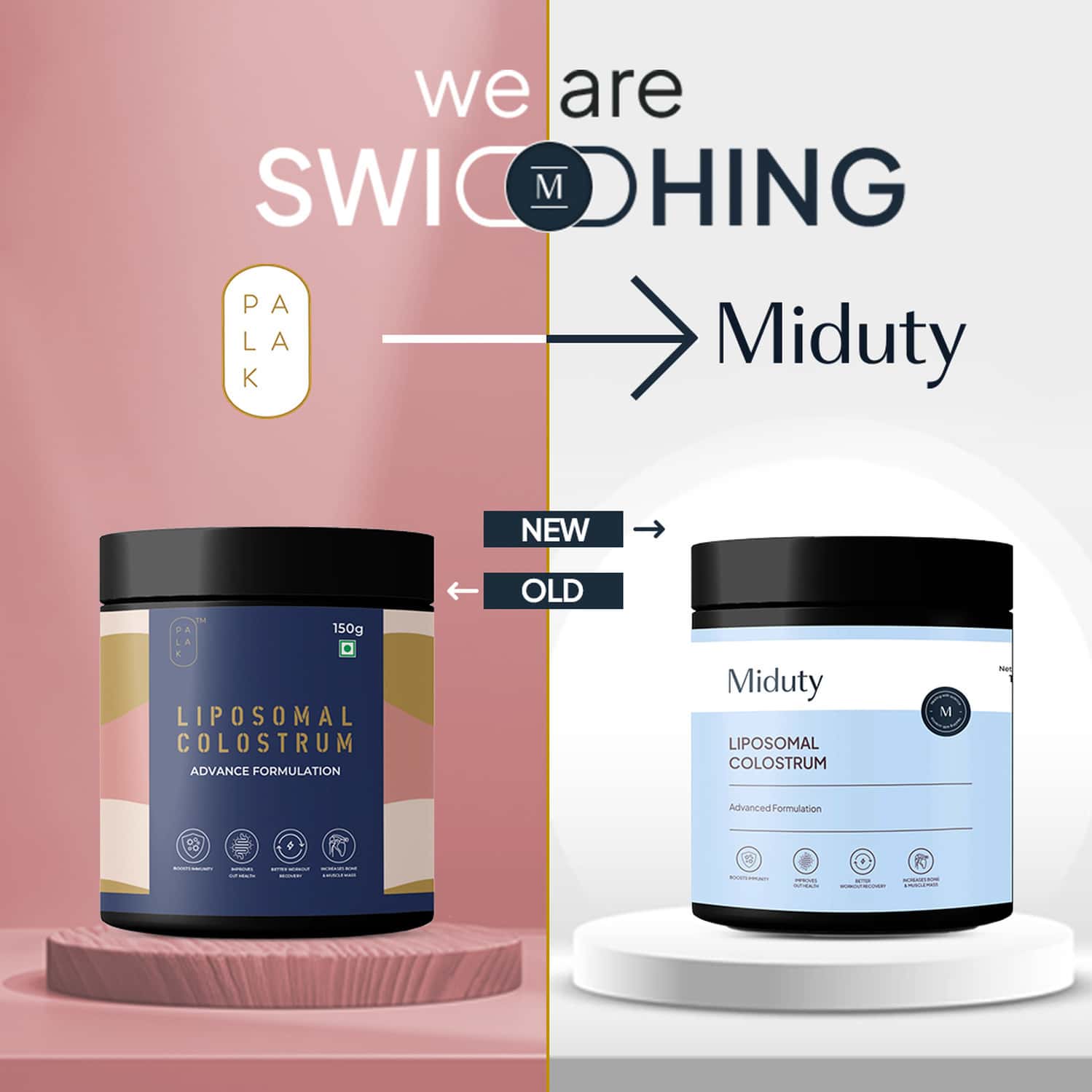 Buy MIDUTY PALAK NOTES LIPOSOMAL COLOSTRUM INCREASE BONE AND MUSCLE ...