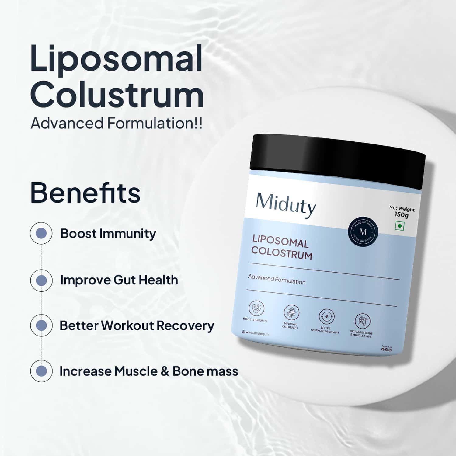 Buy MIDUTY PALAK NOTES LIPOSOMAL COLOSTRUM INCREASE BONE AND MUSCLE ...