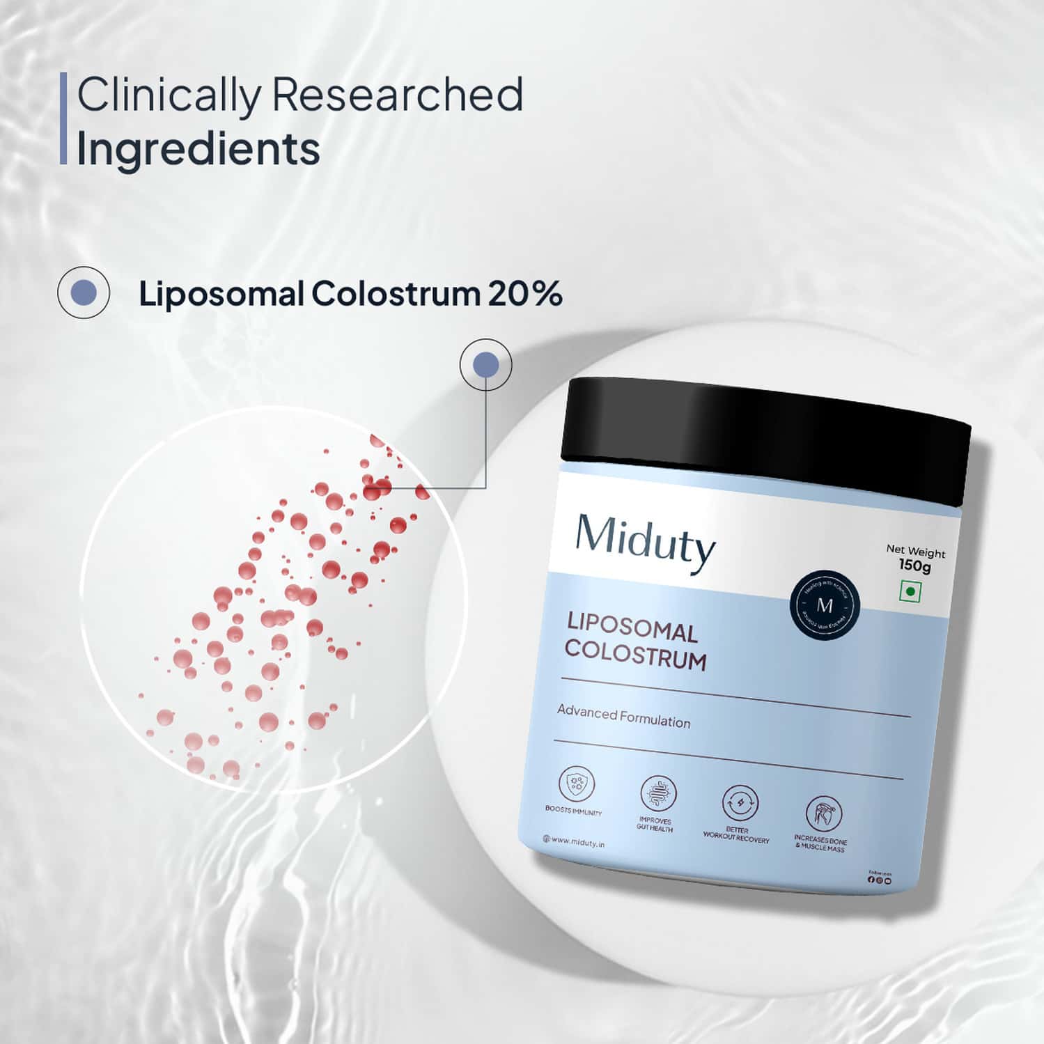 Buy MIDUTY PALAK NOTES LIPOSOMAL COLOSTRUM INCREASE BONE AND MUSCLE ...