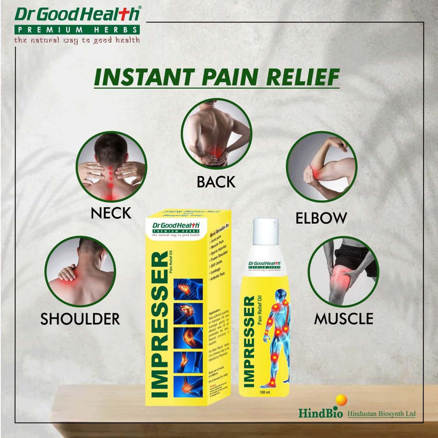 Buy DR. GOODHEALTH PAIN RELIEF IMPRESSOR OIL AYURVEDIC LONG LASTING ...