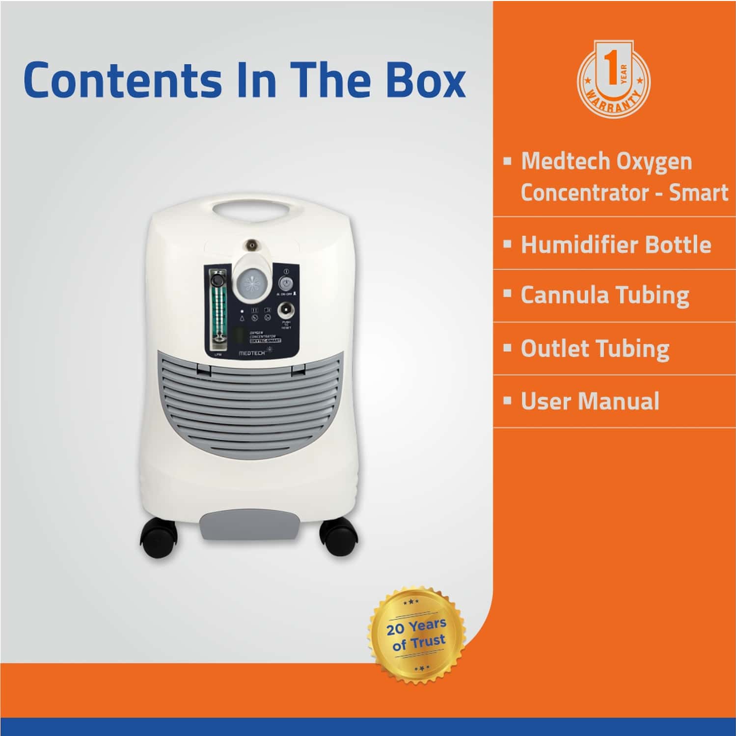 Buy MEDTECH OXYGEN CONCENTRATOR - OXYTEC - SMART Online & Get Upto 60% ...