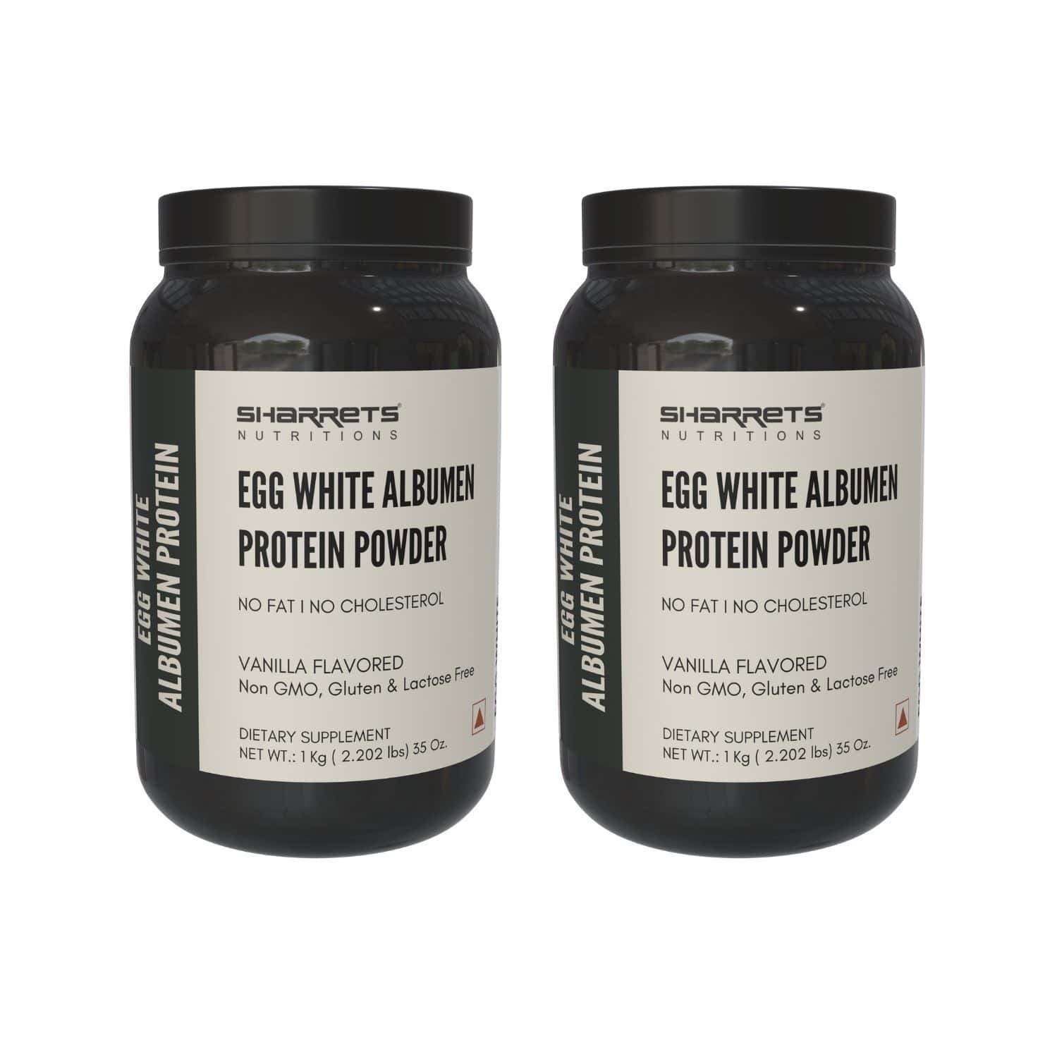 Buy SHARRETS EGG WHITE ALBUMEN PROTEIN POWDER - VANILLA, LACTOSE FREE ...