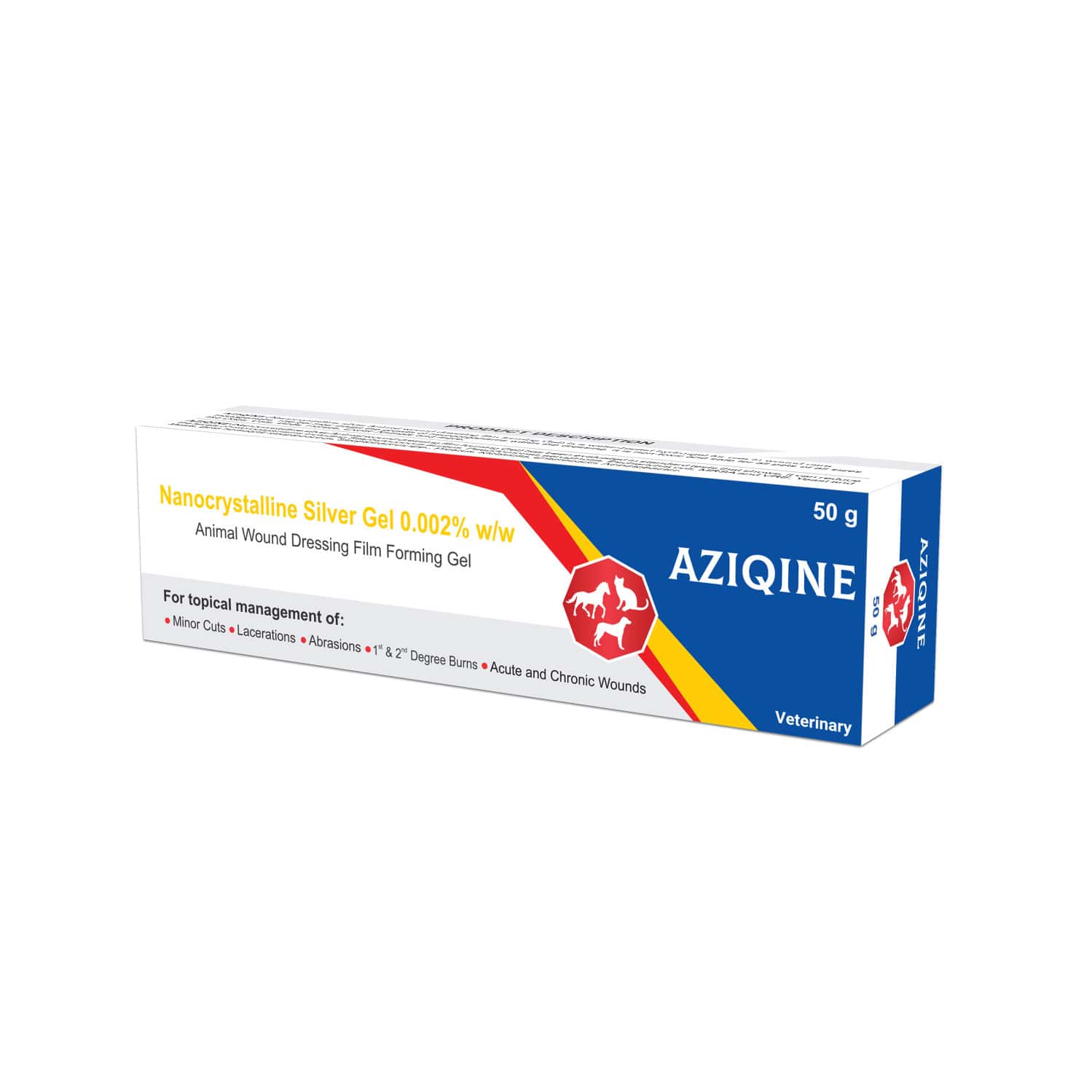 Buy AZIQINE ANIMAL WOUND AND DRESSING FILM FORMING GEL (50GM) Online ...