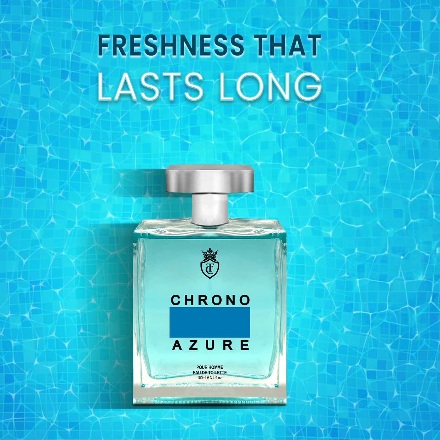 Buy TRENDY COLLECTION CHRONO AZURE LONG LASTING PERFUME FOR MEN 100ML ...