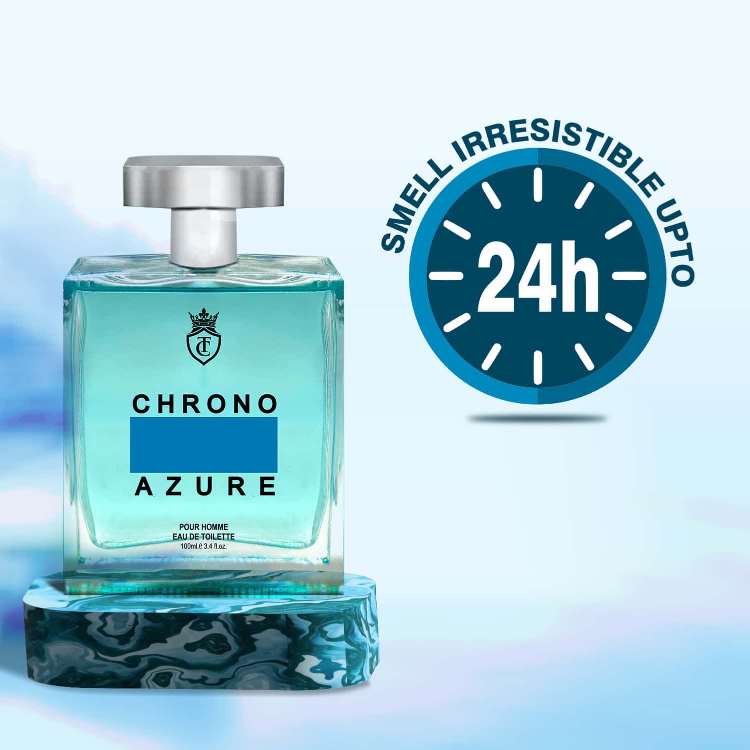 Buy TRENDY COLLECTION CHRONO AZURE LONG LASTING PERFUME FOR MEN 100ML ...