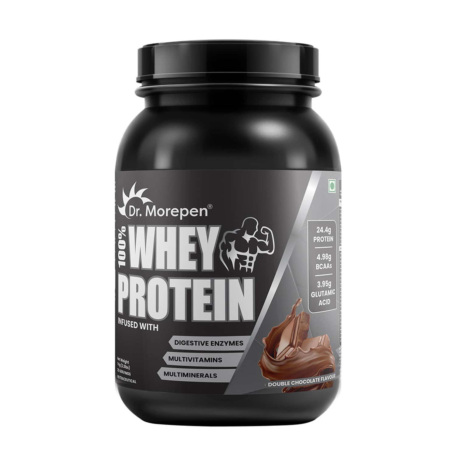Buy MUSCLEXP WHEY GOLD PROTEIN - DIGESTIVE ENZYMES DOUBLE CHOCOLATE 1KG ...