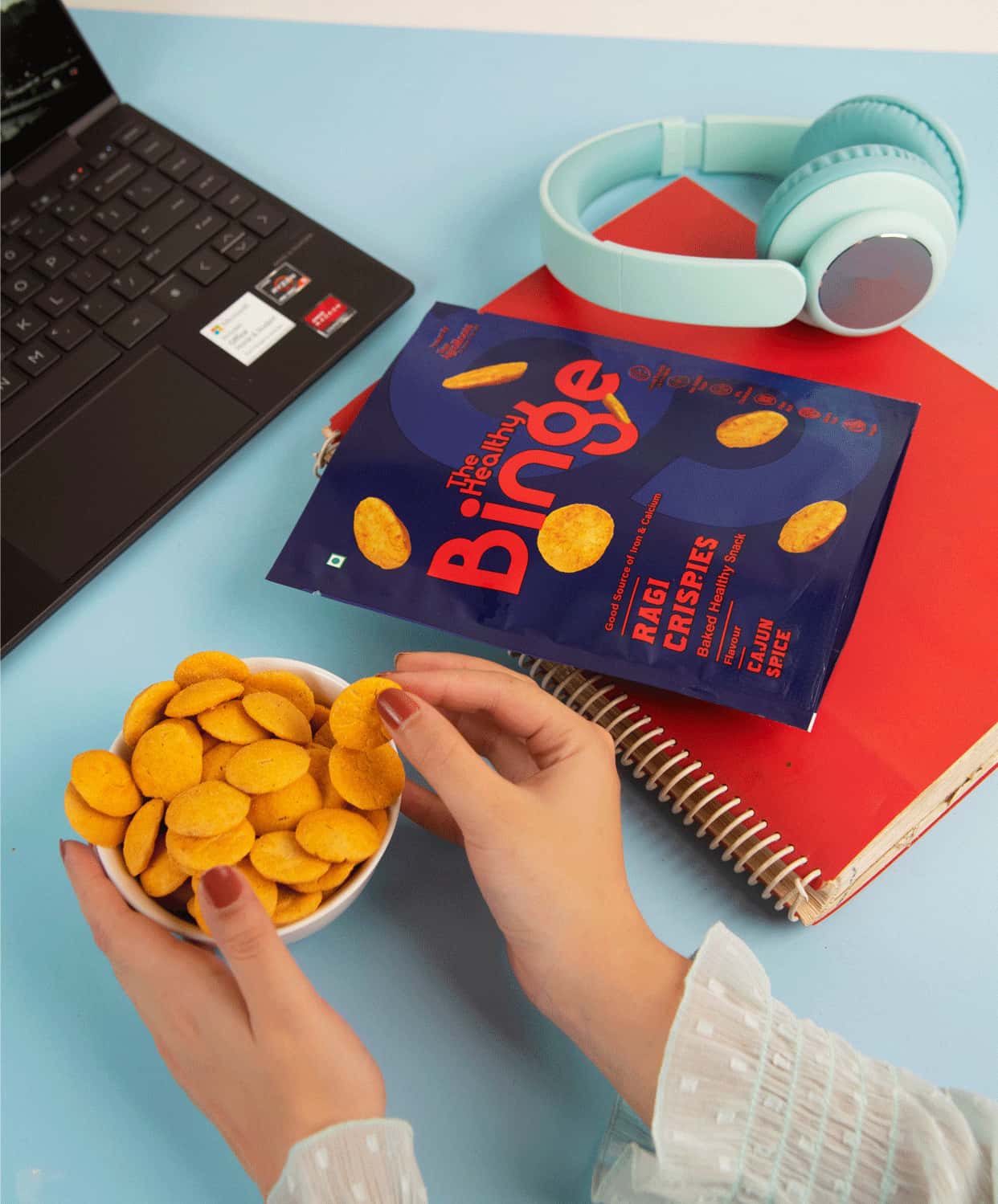 Buy THE HEALTHY BINGE | BAKED CHIPS |RAGI CAJUN SPICE | 0% CHOLESTEROL ...