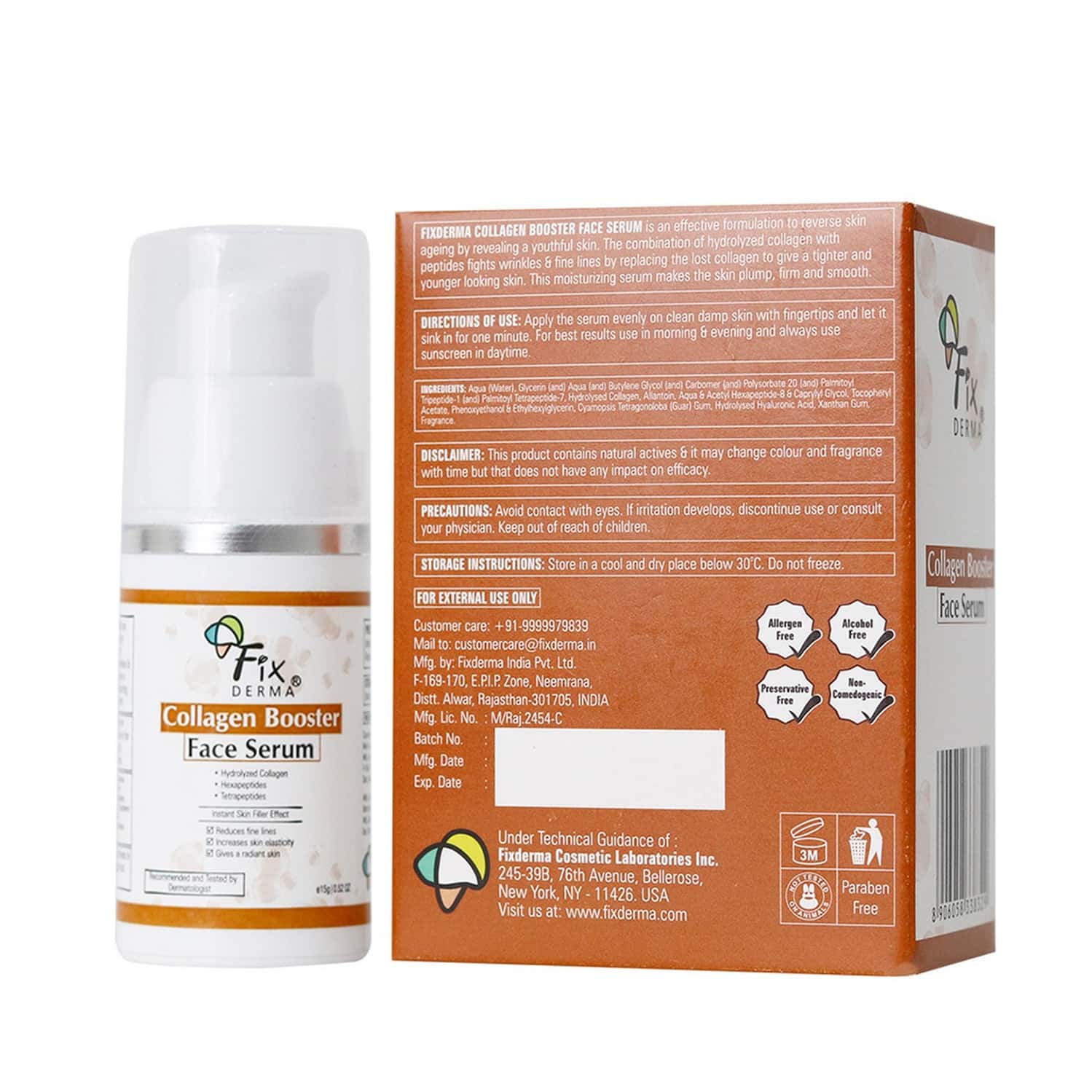 Buy FIXDERMA ANTI AGEING FACE SERUM WITH HYALURONIC ACID - 15 G Online ...