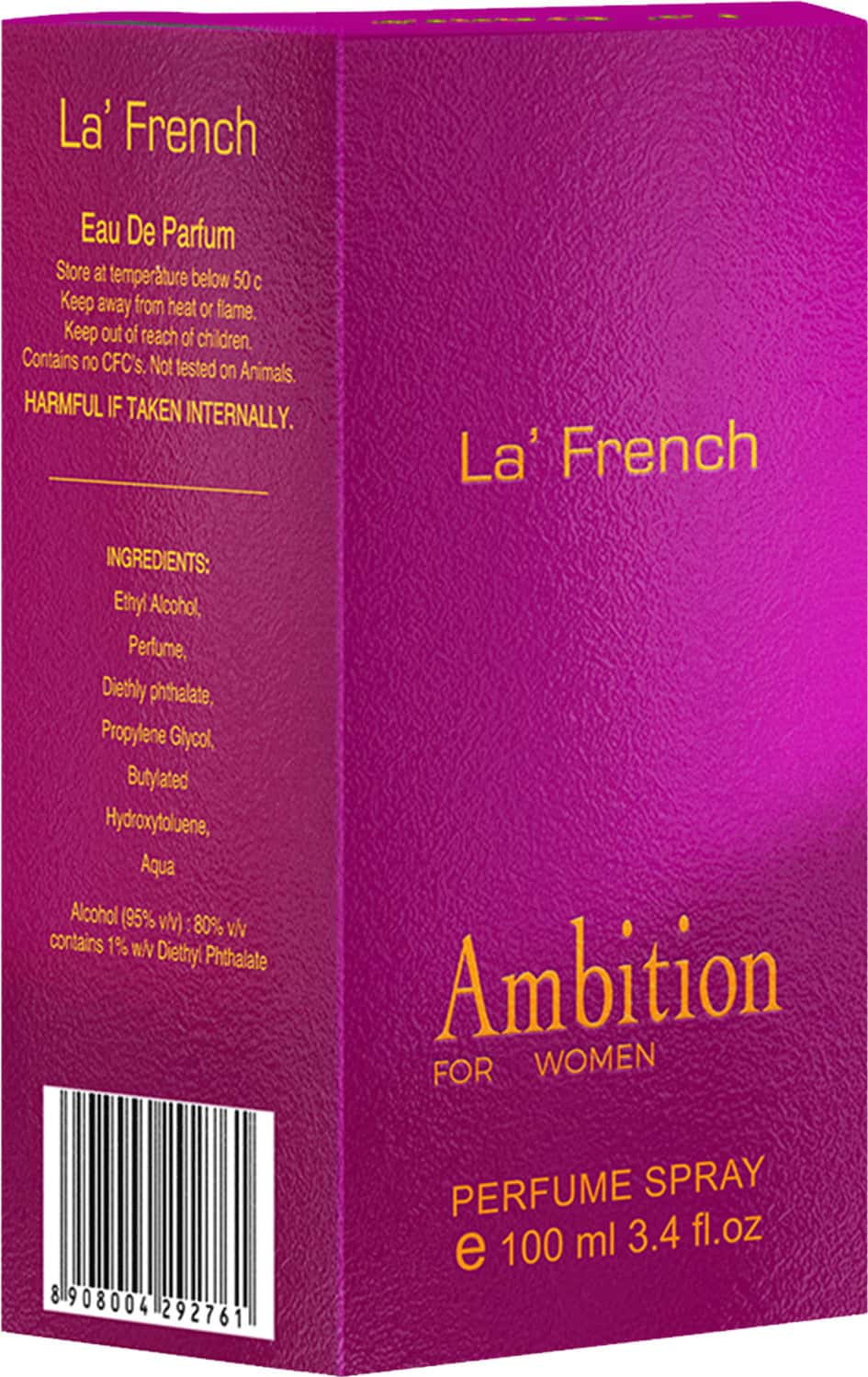 Buy LA FRENCH AMBITION PERFUME FOR WOMEN 100ML Online & Get Upto 60% ...