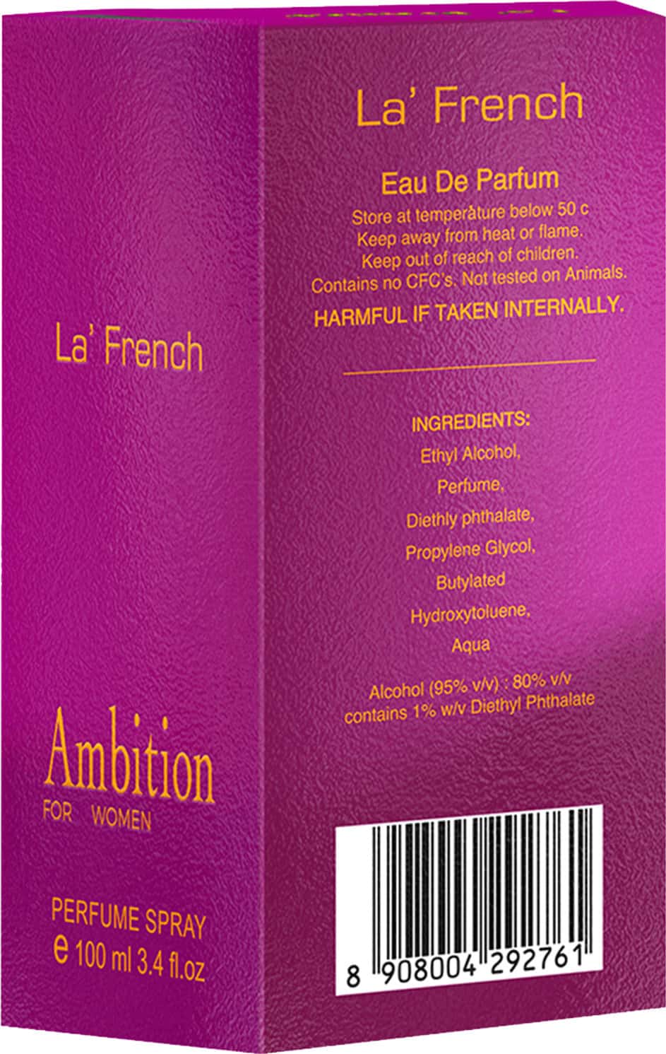 Buy LA FRENCH AMBITION PERFUME FOR WOMEN 100ML Online & Get Upto 60% ...