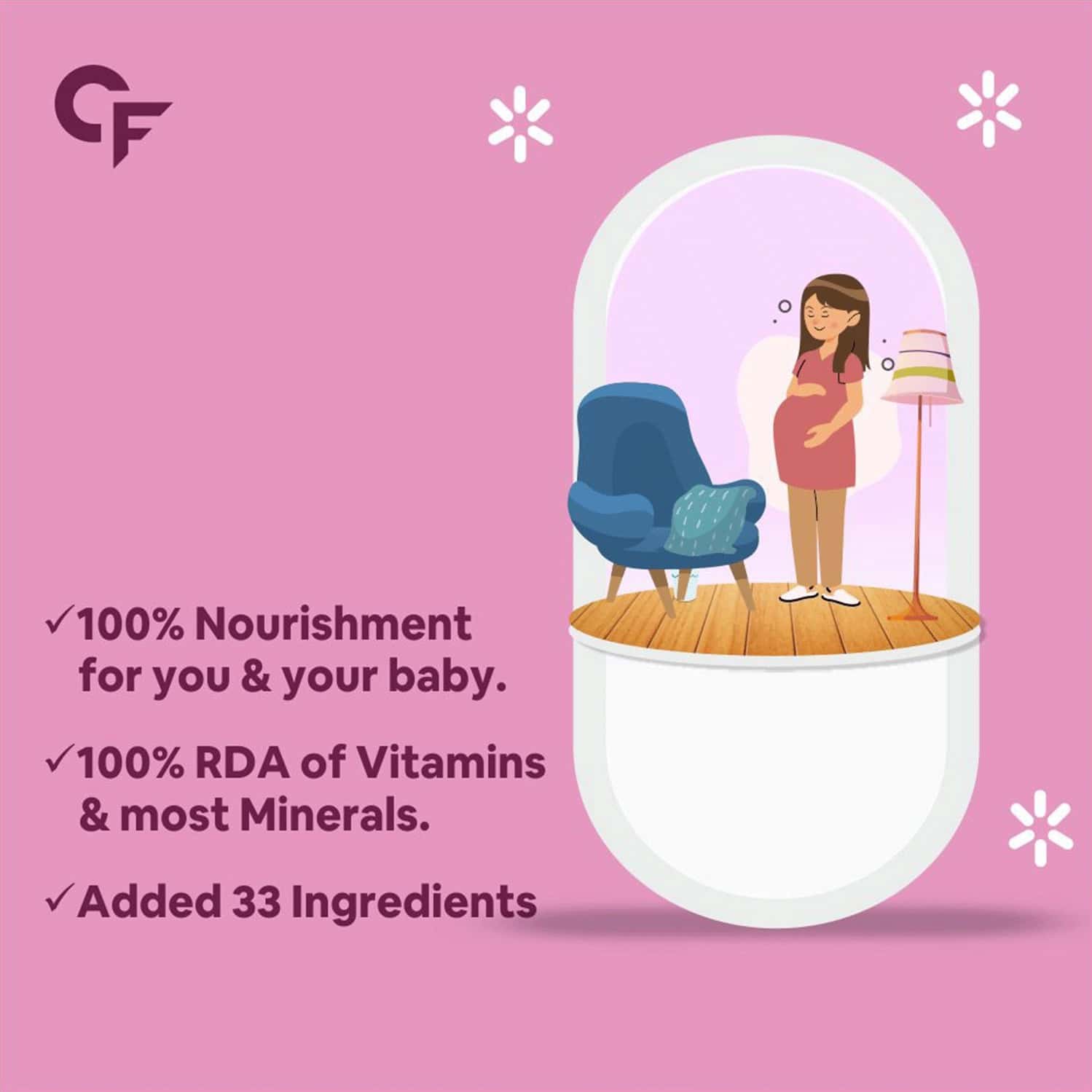 Buy CARBAMIDE FORTE VEG PRENATAL MULTIVITAMIN FOR PREGNANCY WITH DHA-60 ...