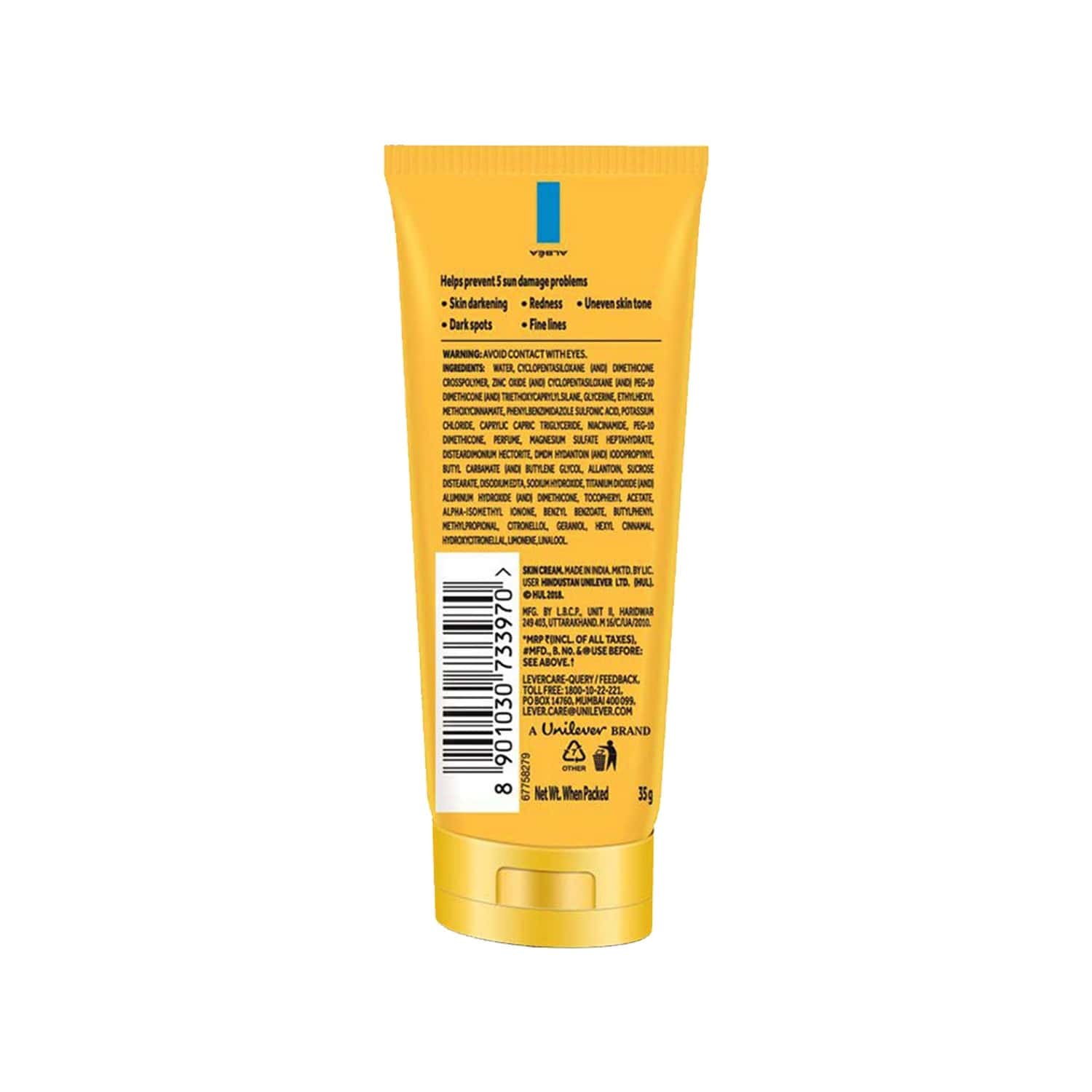 Buy POND'S SUN PROTECT NON-OILY SUNSCREEN SPF 50-35 G Online & Get Upto ...