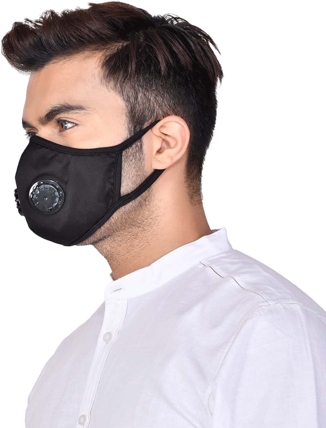Buy ADVIND HEALTHCARE SMOG GUARD N99 MASK WITH TWO VALVES (LARGE BLACK ...