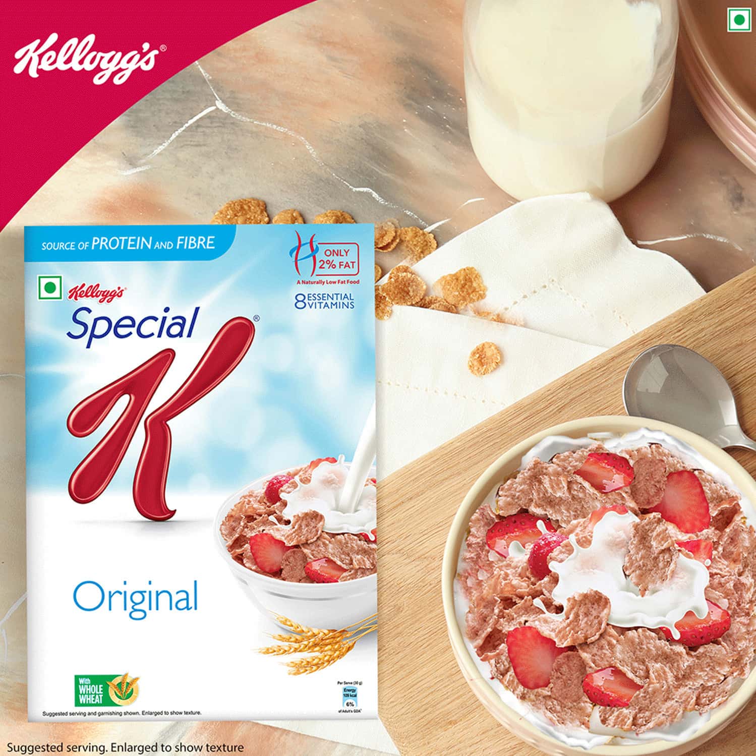 Buy KELLOGG'S SPECIAL K ORIGINAL 455G BOX Online & Get Upto 60% OFF at ...