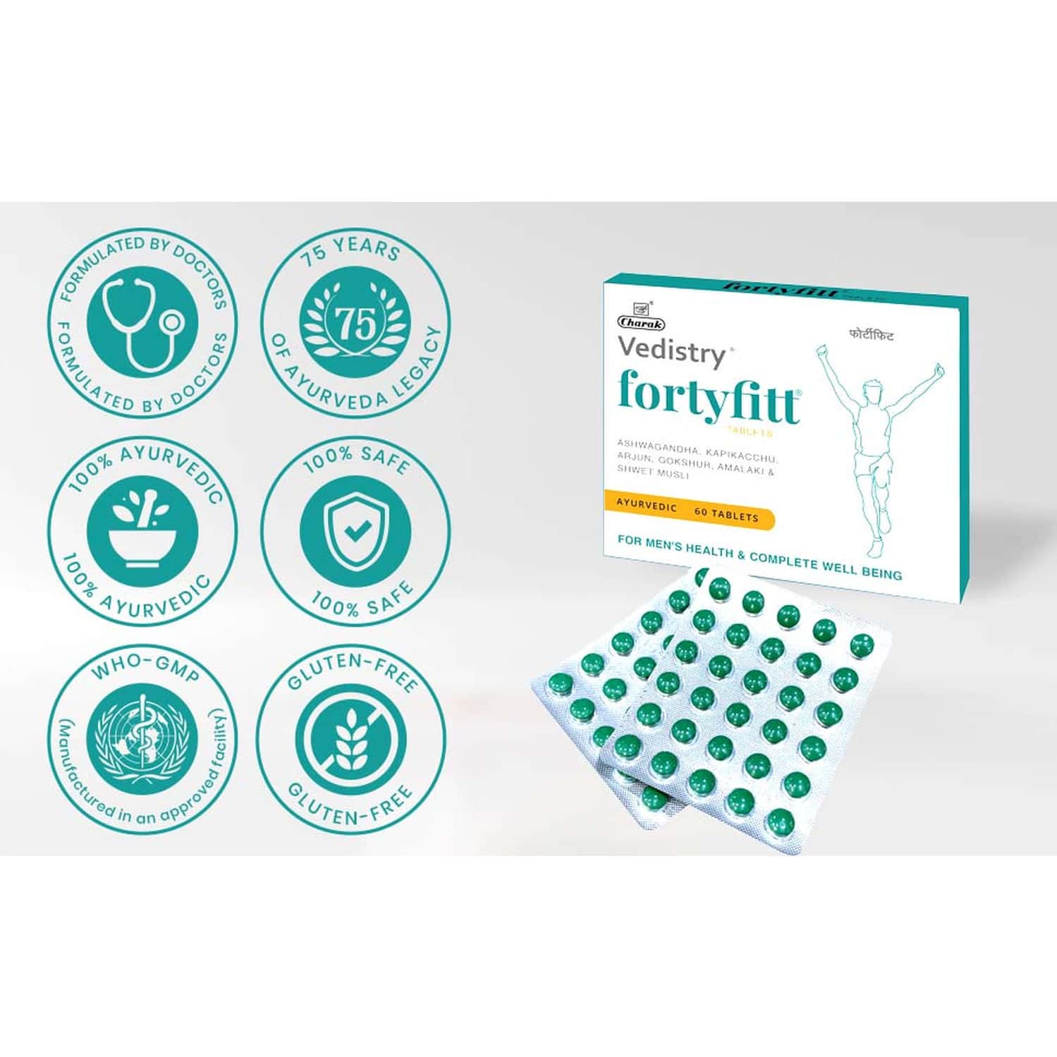 Buy FORTYFITT MAN TAB 60 Online & Get Upto 60% OFF at PharmEasy