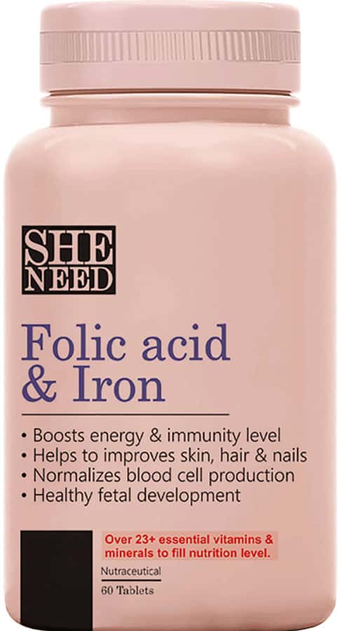 Buy INLIFE IRON FOLIC ACID SUPPLEMENT (60 TABLETS) Online & Get Upto 60 ...