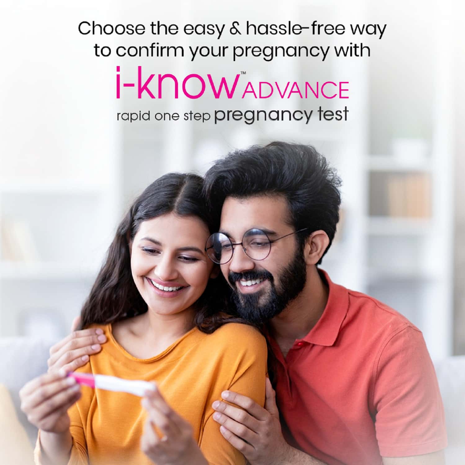 Buy I-KNOW ADVANCE RAPID ONE STEP PREGNANCY TEST KIT 1 NO'S Online ...