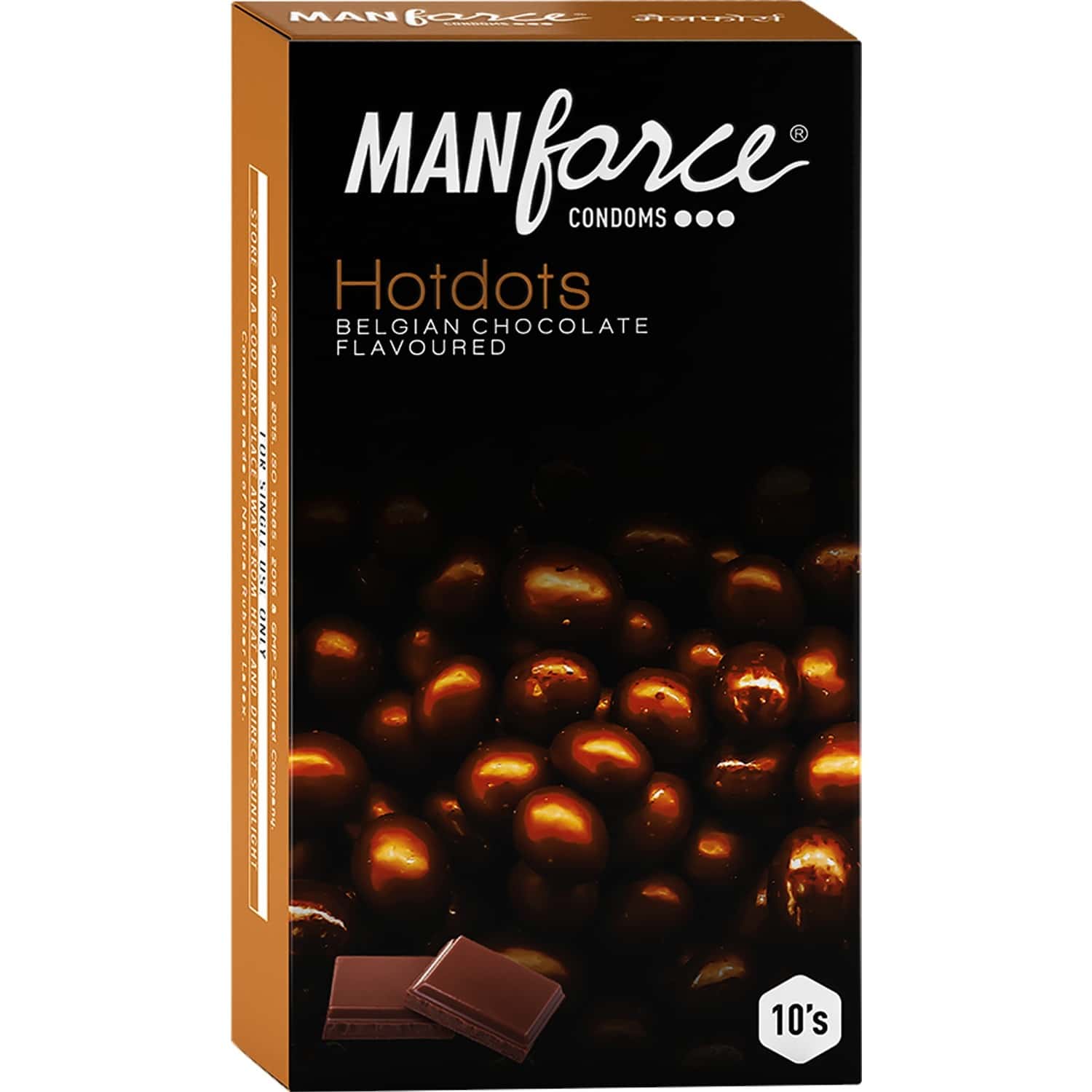 Buy MANFORCE HOTDOTS CONDOMS BELGIAN CHOCOLATE FLAVOURED- 10S Online ...
