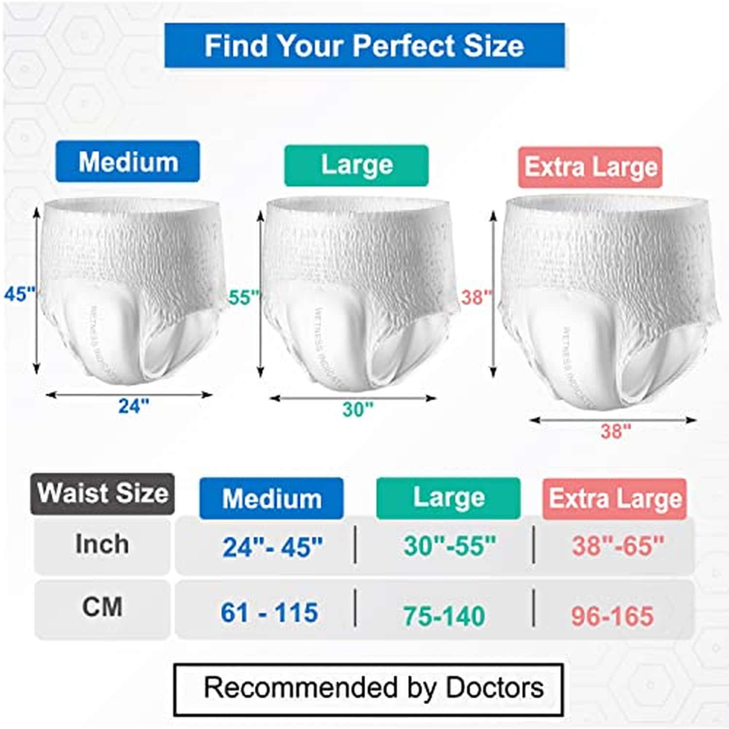 Buy AROKLEEN ADULT DIAPER PULL-UPS EXTRA LARGE (WAIST SIZE: 96 CM-165 ...