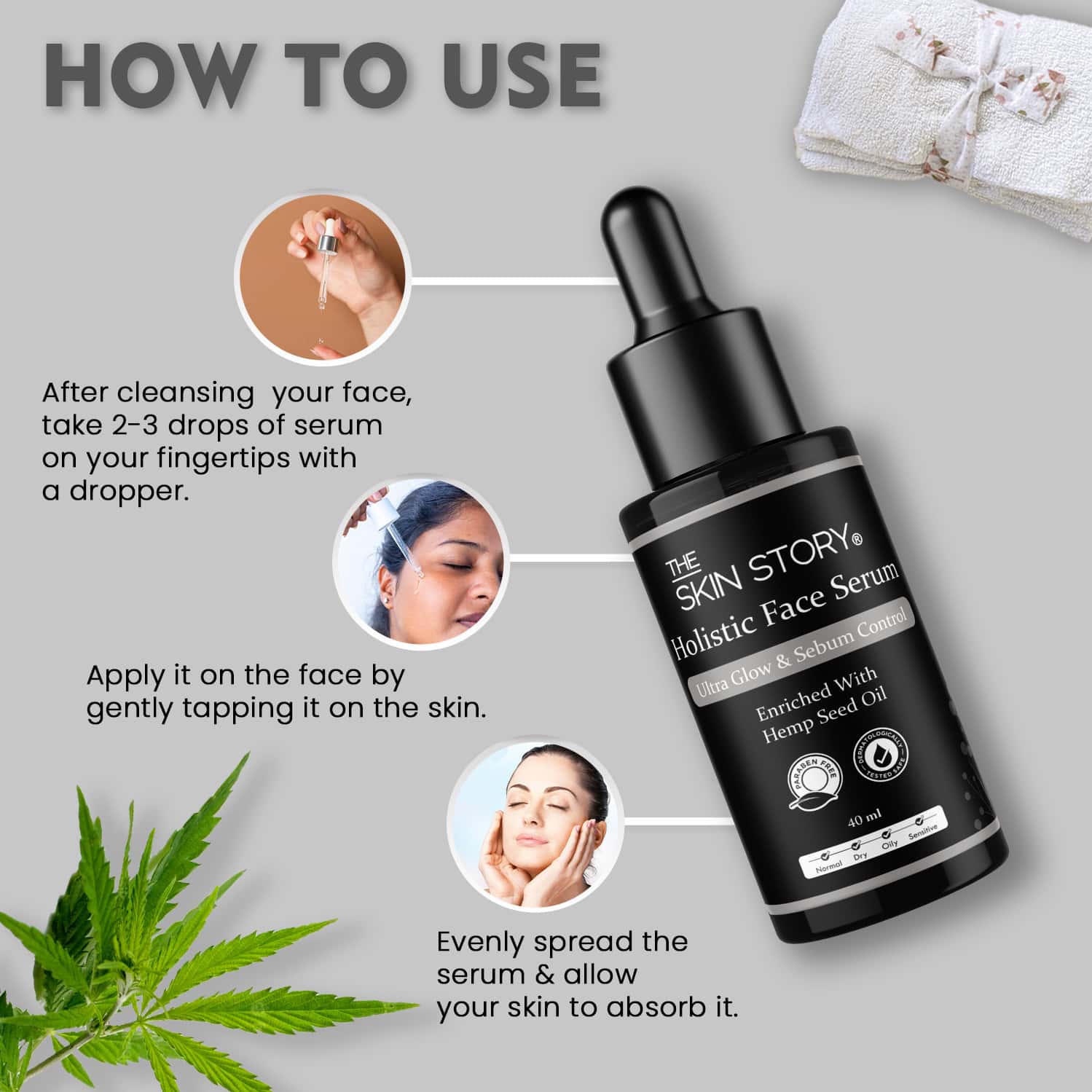Buy THE SKIN STORY HOLISTIC FACE SERUM, 40ML Online & Get Upto 60% OFF ...