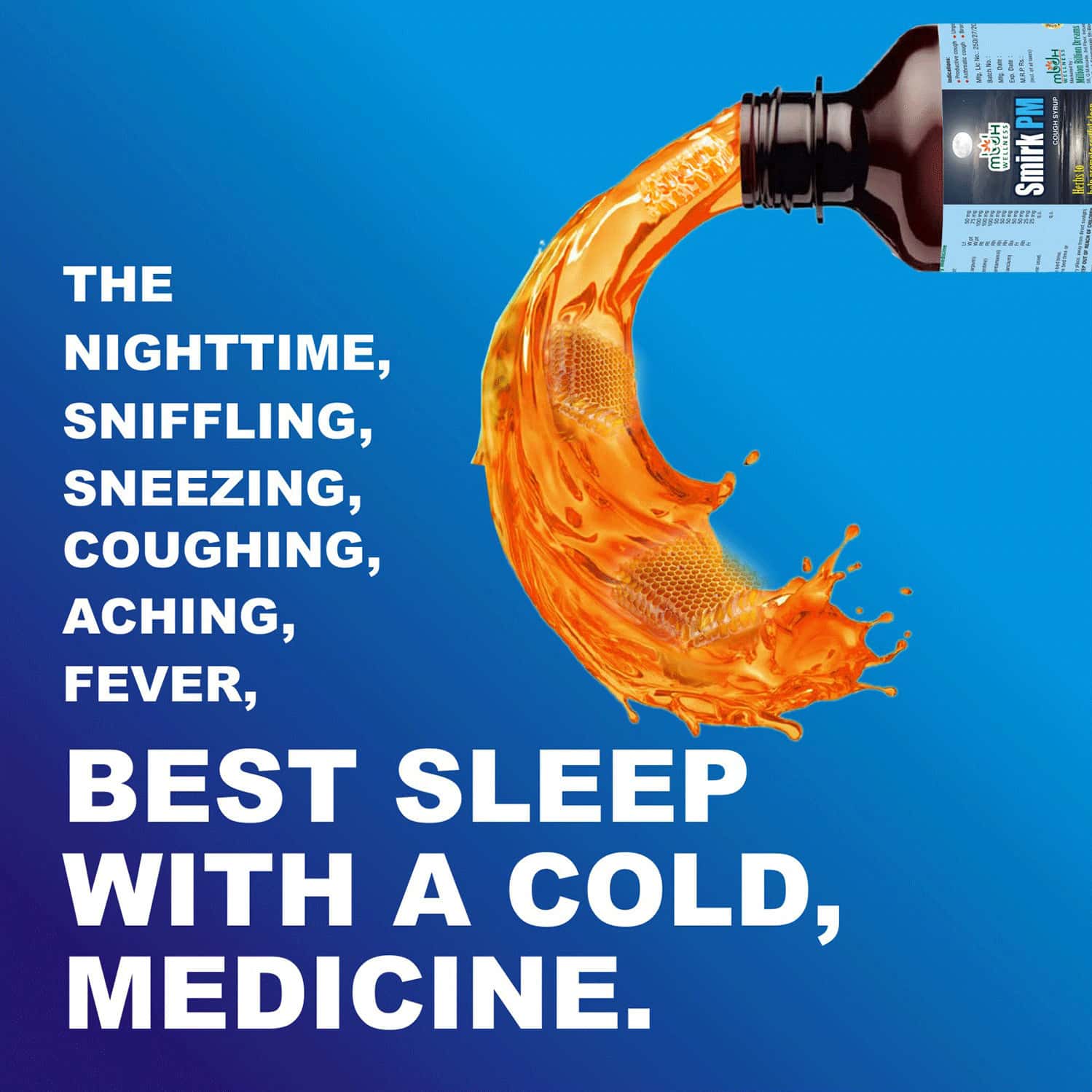 Buy MBDHWELLNESS SMIRK COUGH SYRUP AM+PM MULTI SYMPTOM COMBO PACK DAY ...