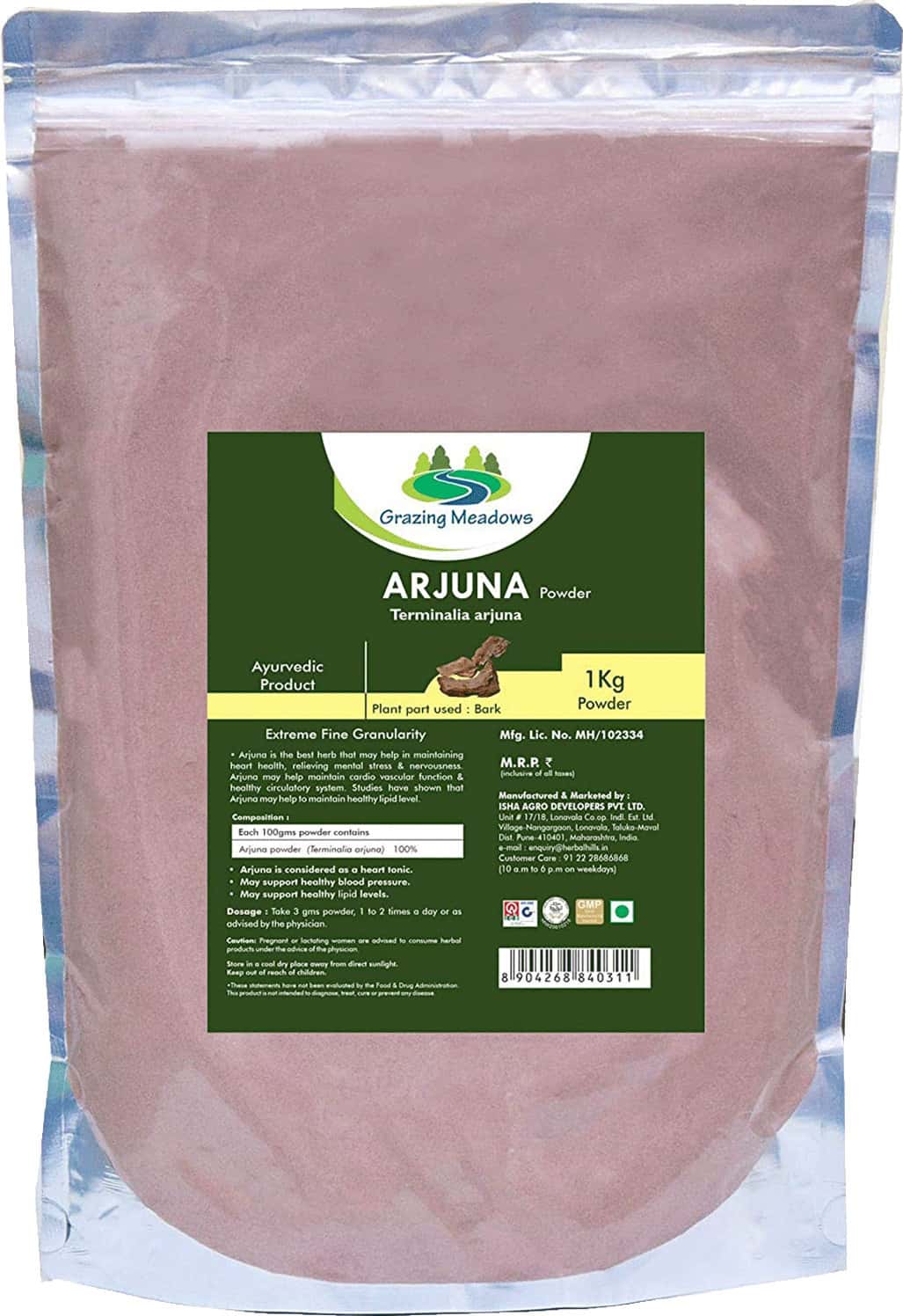 Buy AL-AYURVEDIC LIFE ARJUNA BARK POWDER 1 KG VALUE PACK OF 5 Online ...