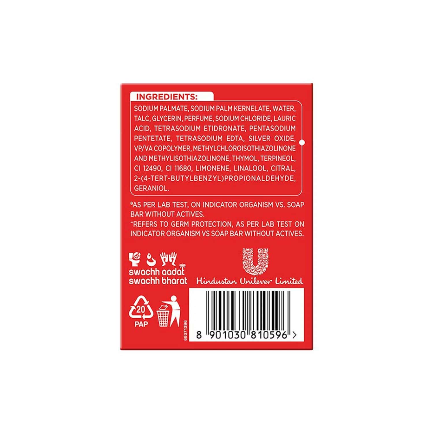 Buy LIFEBUOY TOTAL10 GERM PROTECTION BATHING SOAP(125G X 7) Online ...