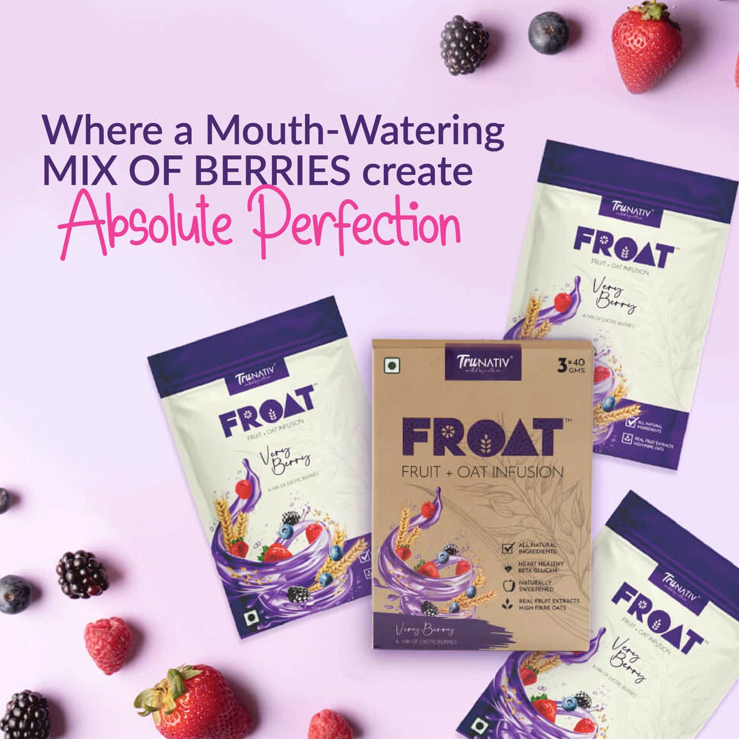 Buy FROAT VERY BERRY - OAT & FRUIT ANYTIME SNACK Online & Get Upto 60% ...