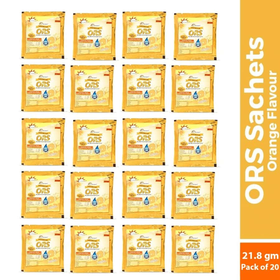 Buy WALYTE ORS ORANGE FLAVOUR SACHET OF 22GM POWDER Online & Get Upto ...