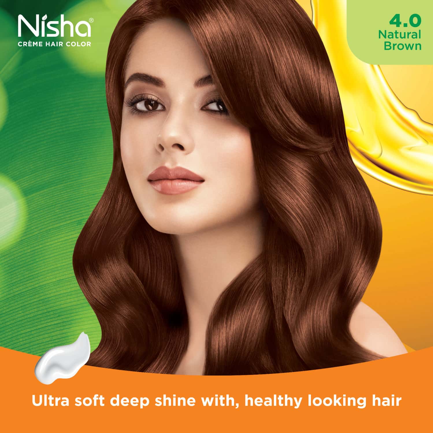 Buy NISHA CREME HAIR COLOR 4.0 NATURAL BROWN 120G PACK OF 3 AMMONIA ...
