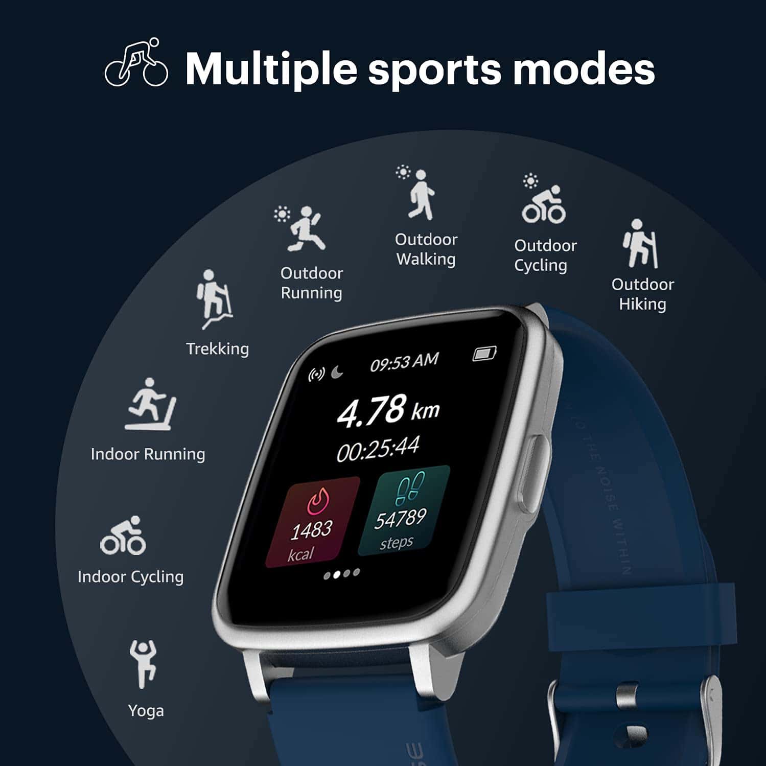 Buy NOISE COLORFIT PULSE SMARTWATCH (ROYAL BLUE) Online & Get Upto 60% ...