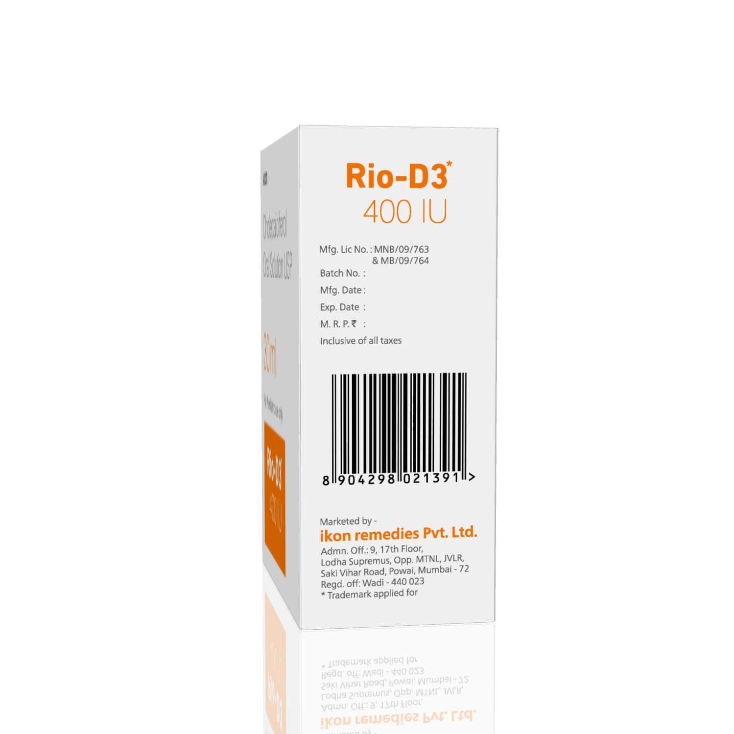 Buy RIO-D3 ORAL DROPS Online & Get Upto 60% OFF at PharmEasy